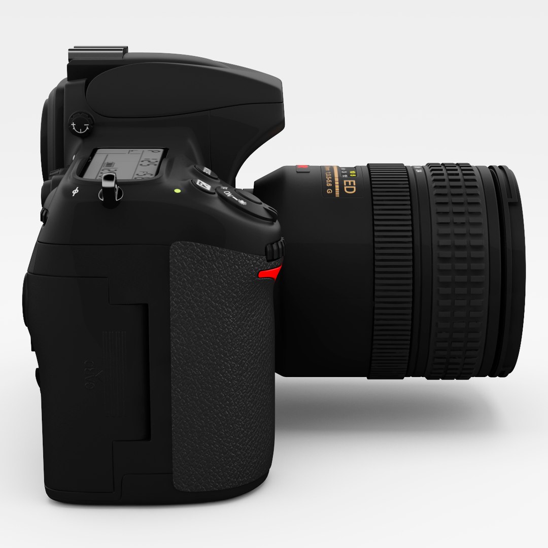 Nikon D700 Kit 3d Model