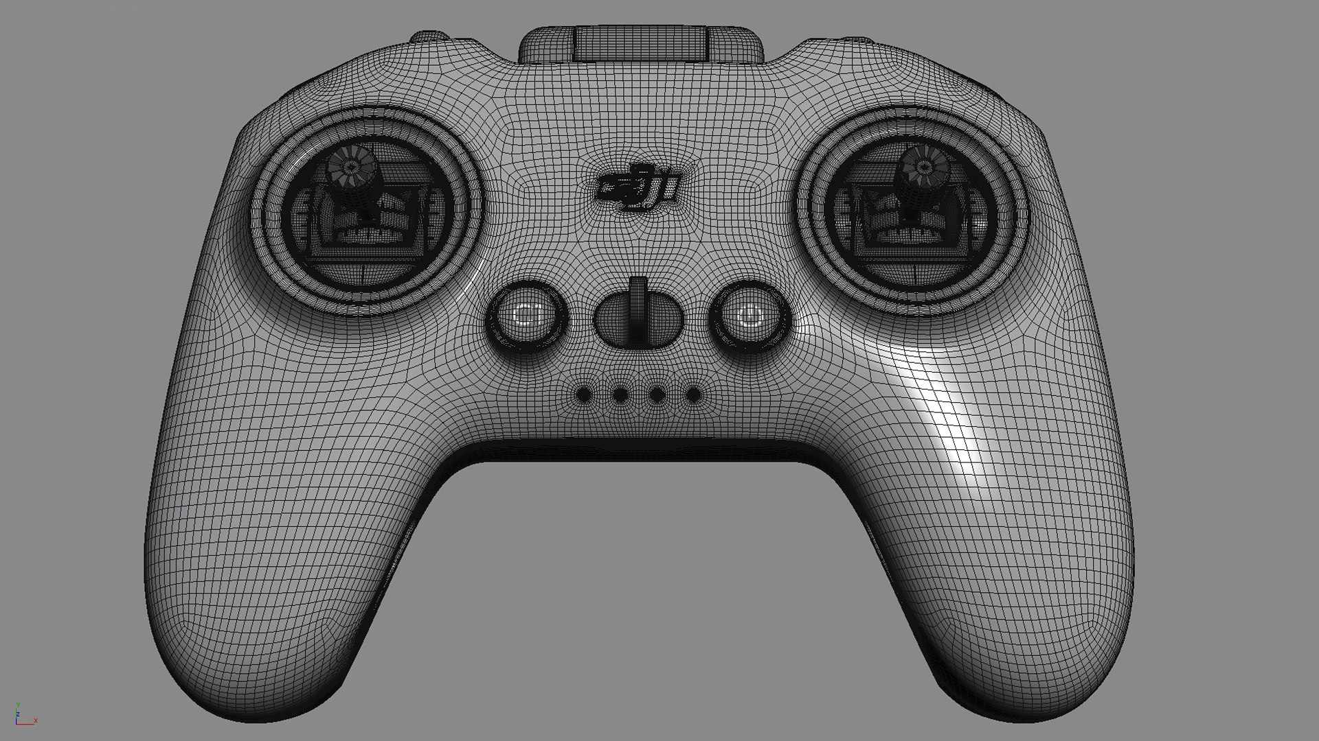 Dji Fpv Remote Controller 3D Model - TurboSquid 1711225