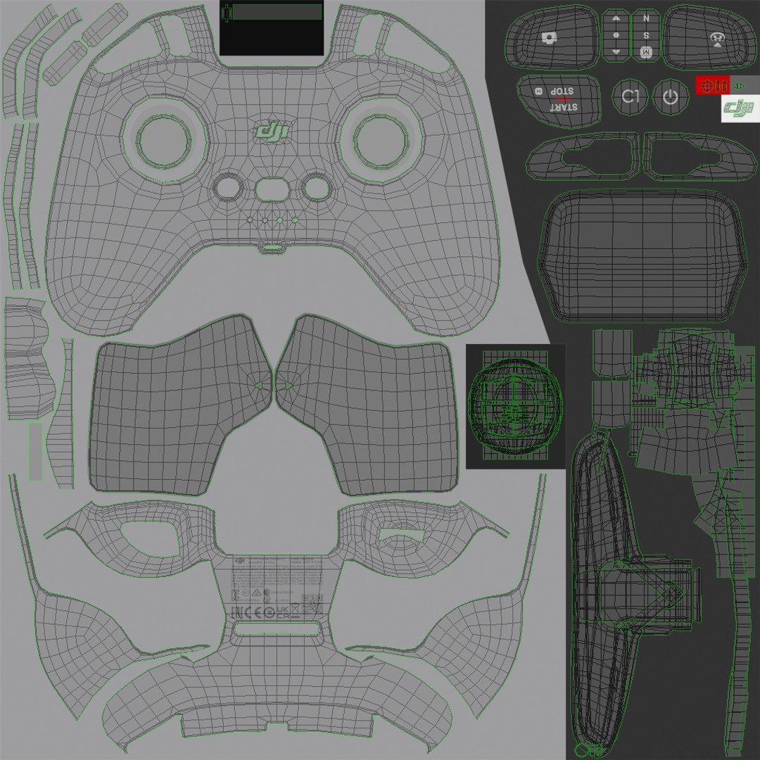 Dji Fpv Remote Controller 3D Model - TurboSquid 1711225