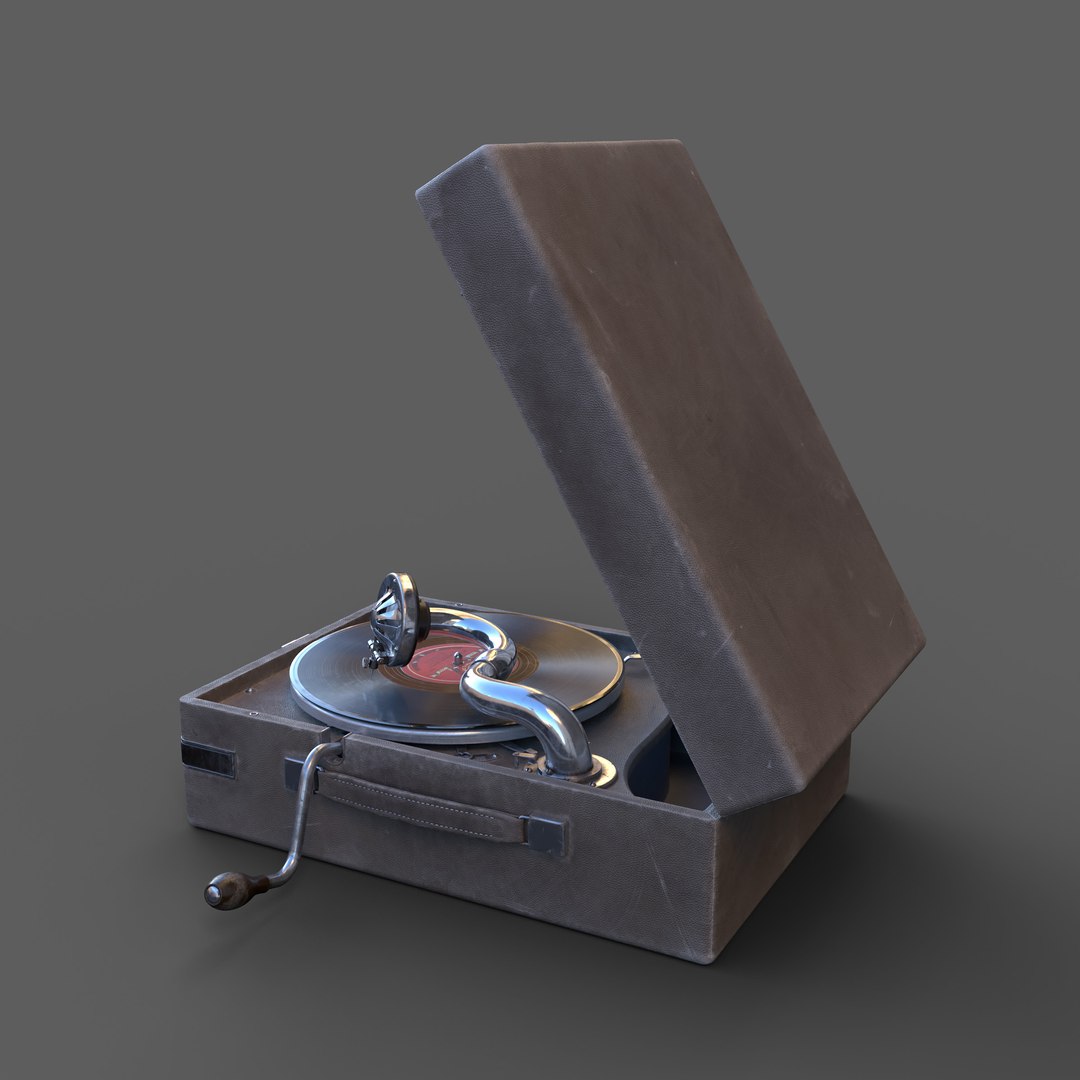 3D Gramophones Pt3 Model - TurboSquid 1620651