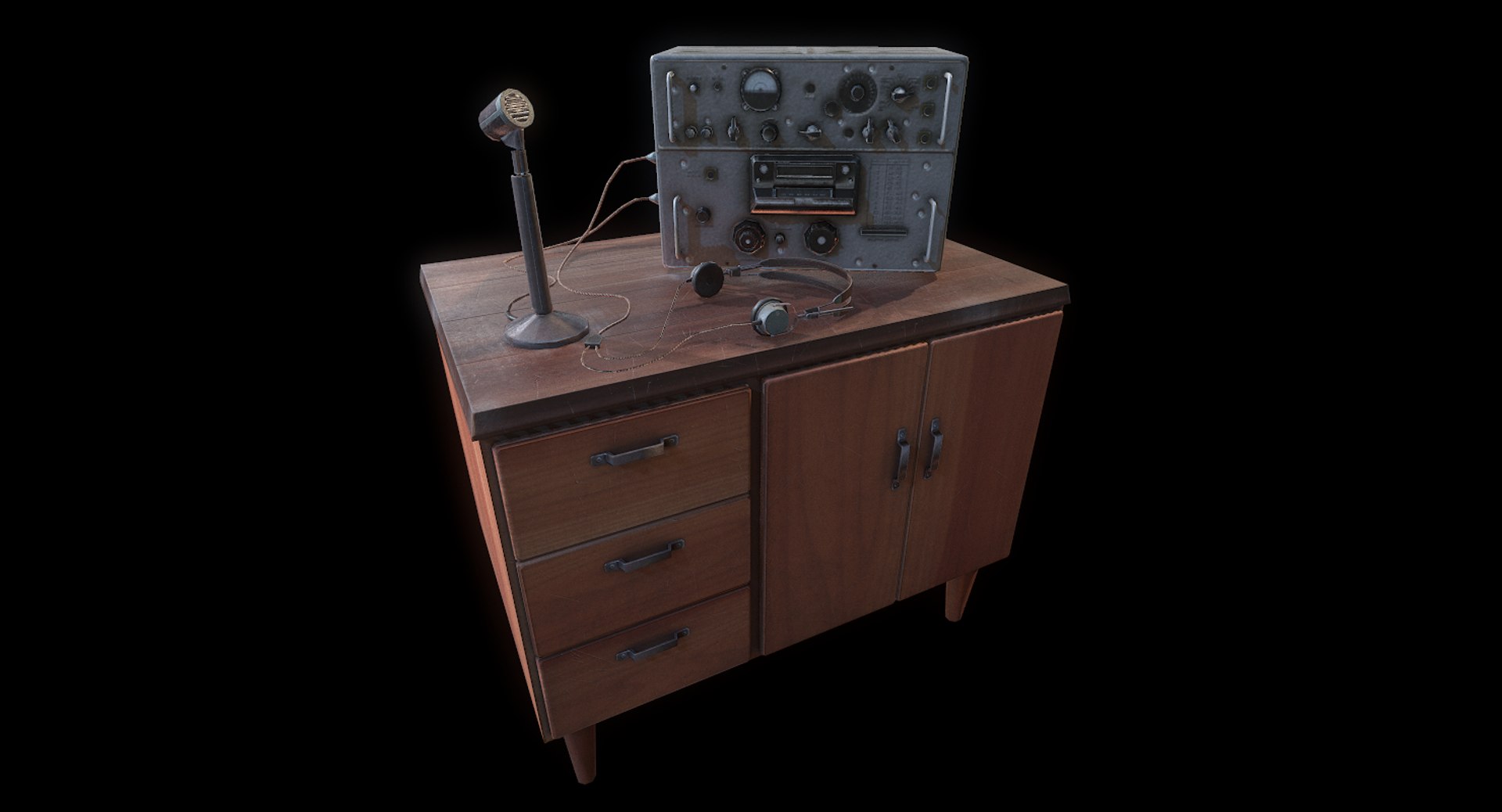 Radio Table Wwii Model - TurboSquid 1580144