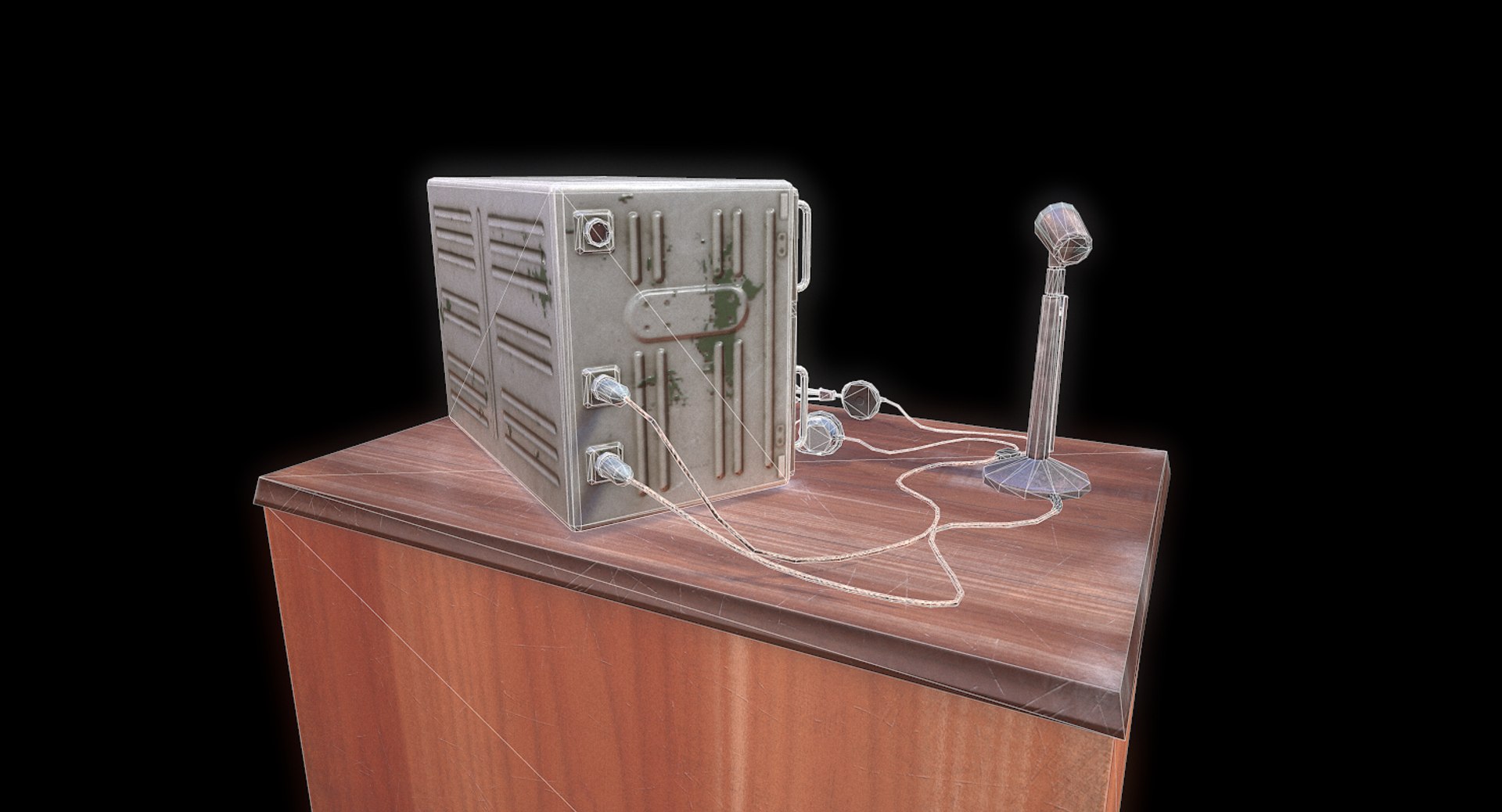 Radio Table Wwii Model - TurboSquid 1580144