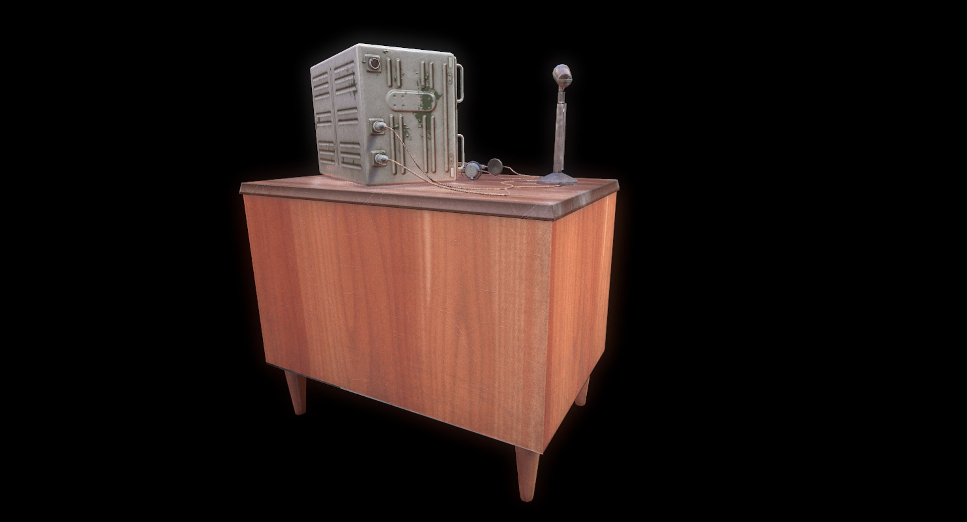 Radio Table Wwii Model - TurboSquid 1580144