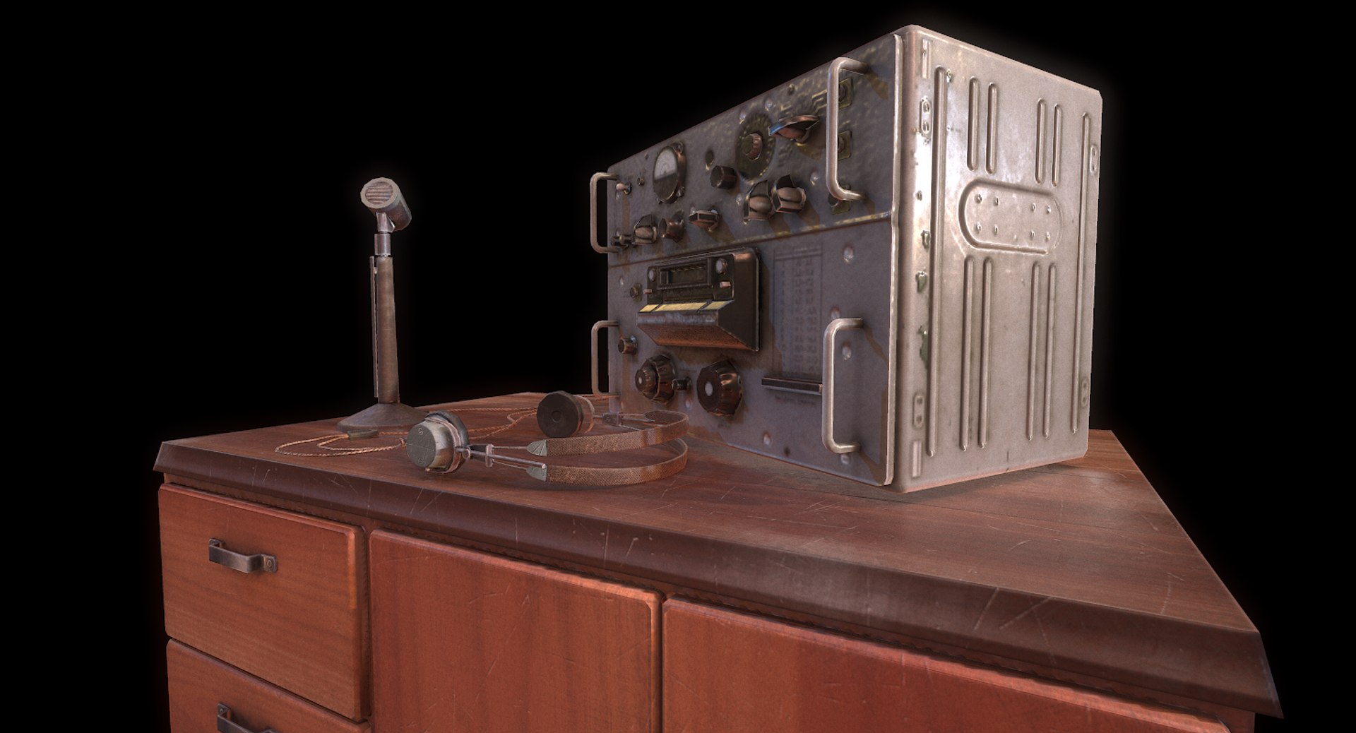 Radio Table Wwii Model - TurboSquid 1580144