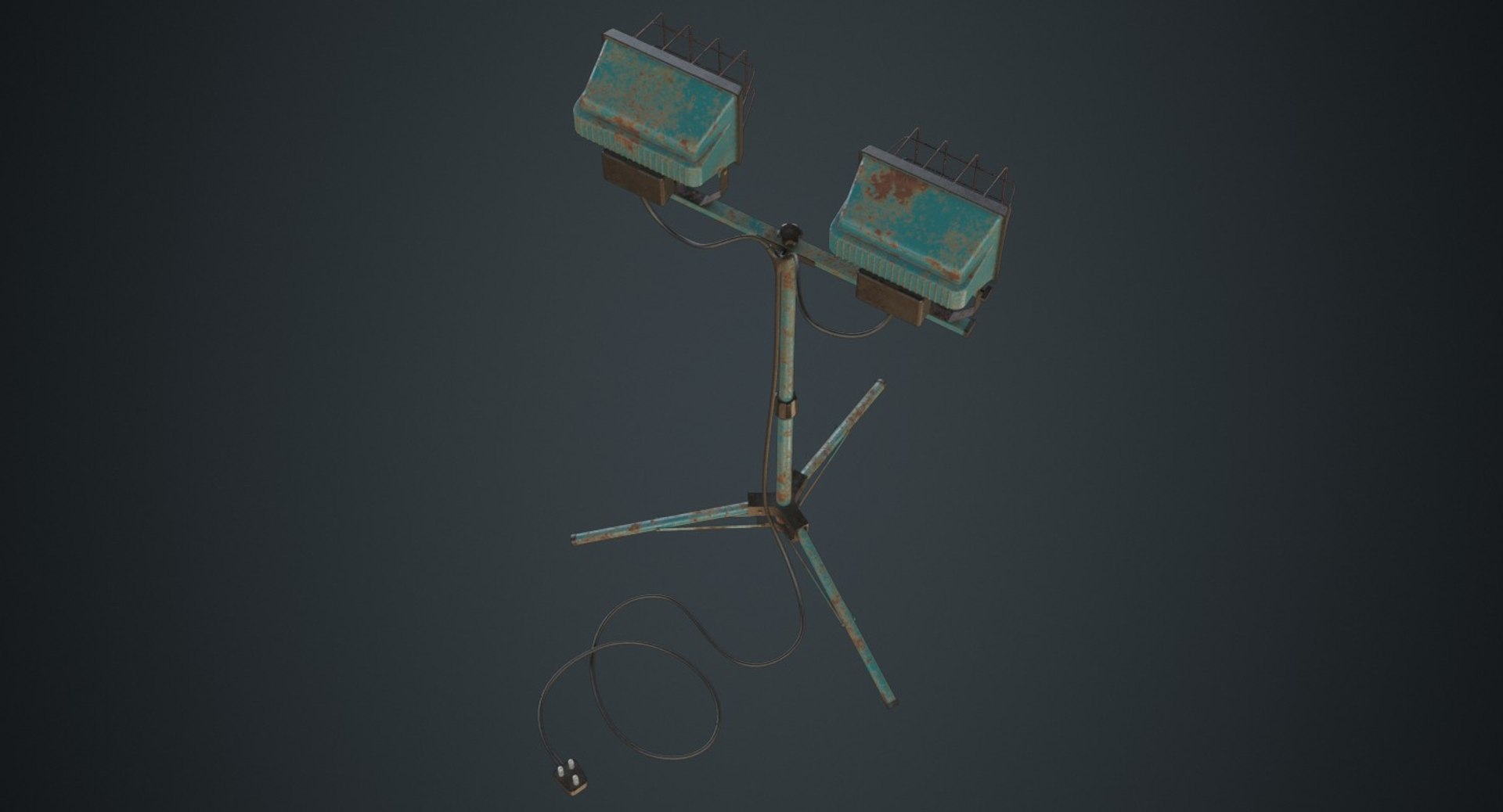 Mobile Construction Light 1b Model - TurboSquid 1412822