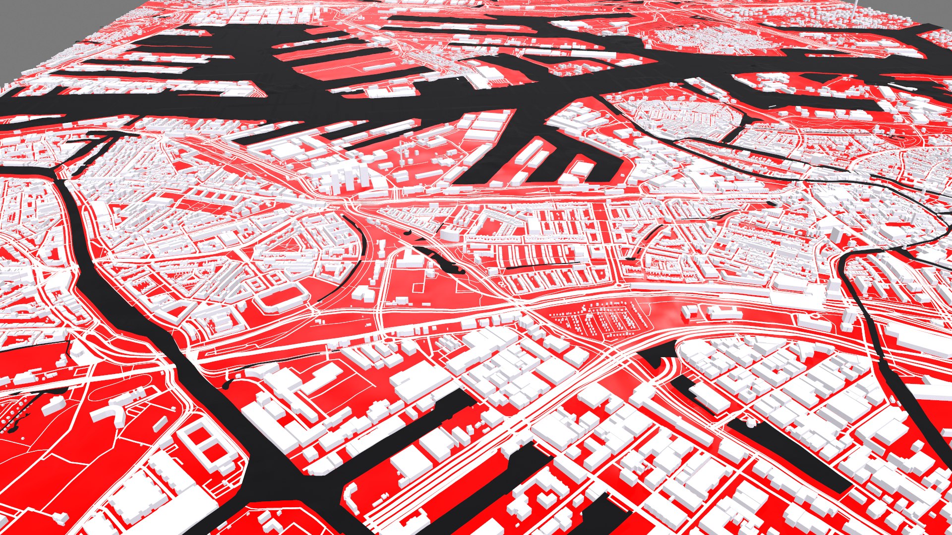 3D Cityscape Rotterdam Netherlands Model - TurboSquid 1770189