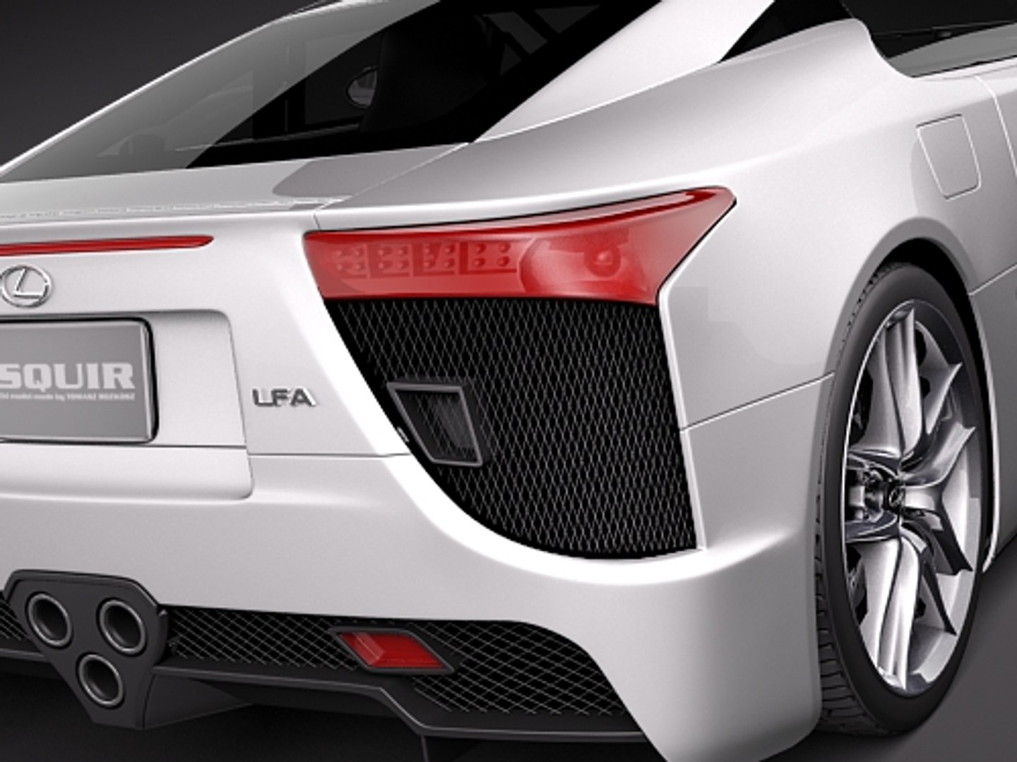 Lexus Lfa 2011 2013 3d Model