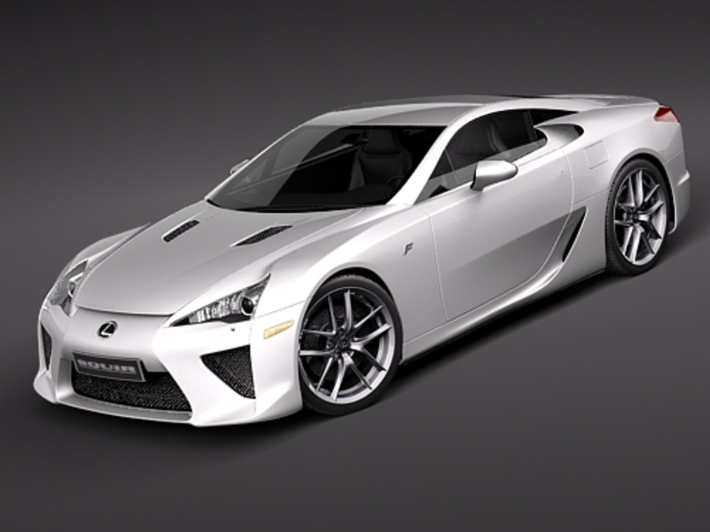 Lexus Lfa 2011 2013 3d Model