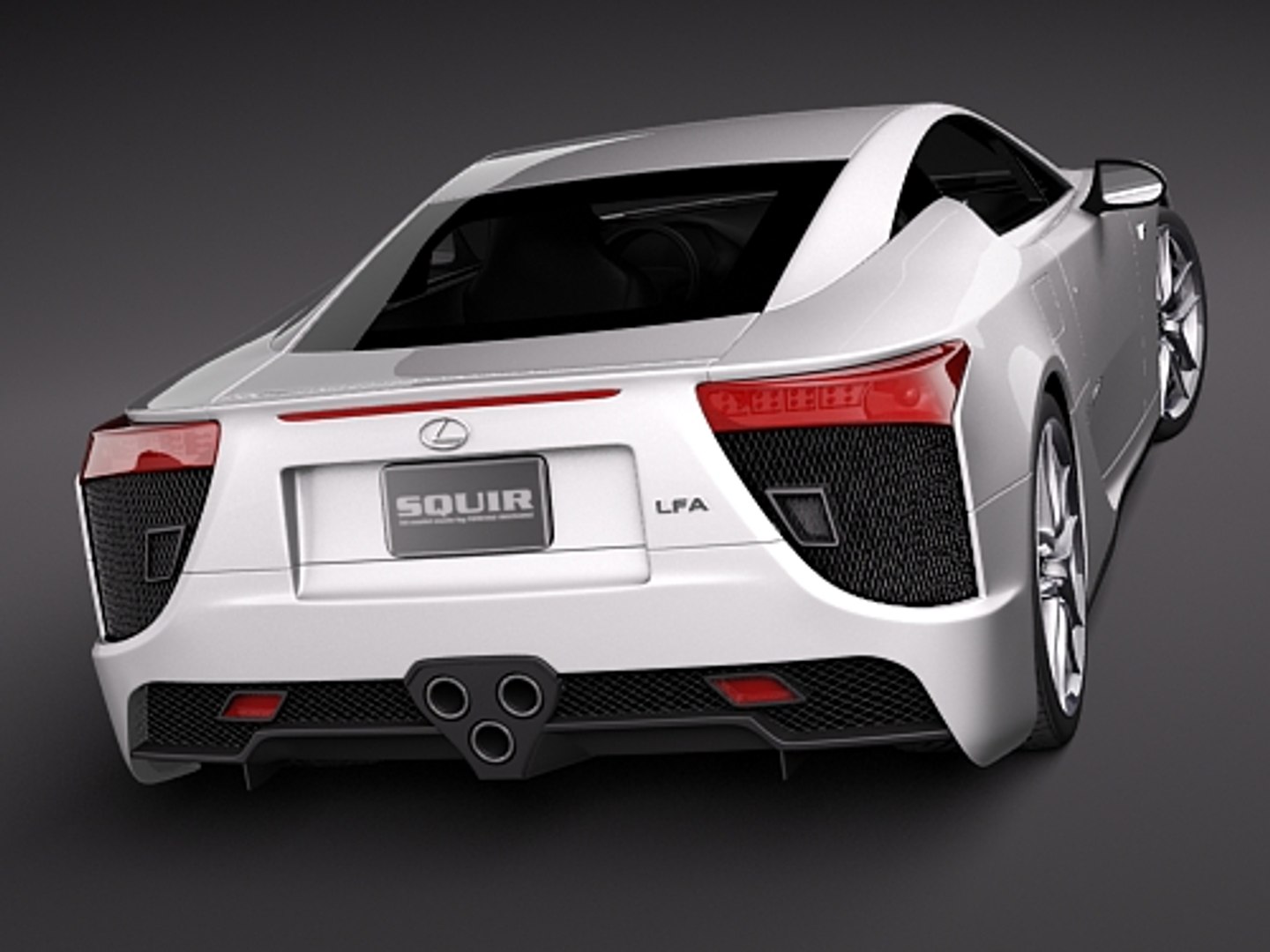 Lexus Lfa 2011 2013 3d Model