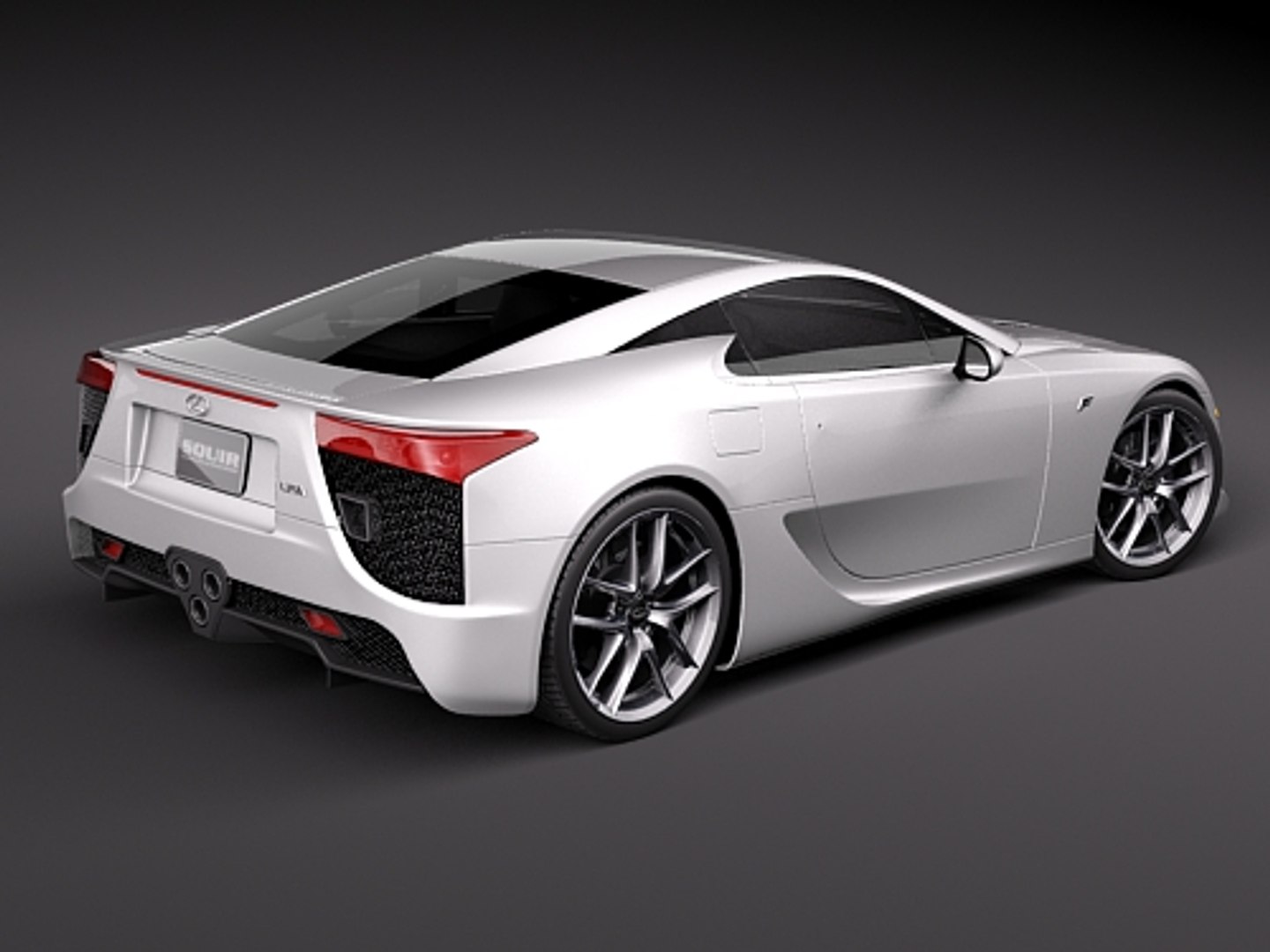 Lexus Lfa 2011 2013 3d Model