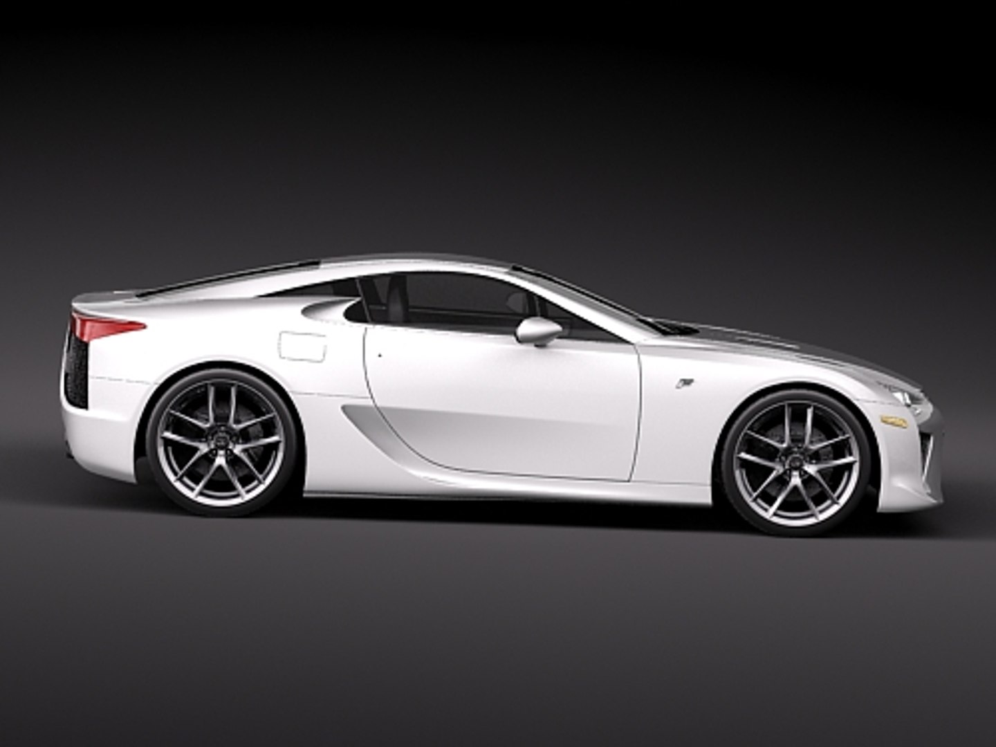 Lexus Lfa 2011 2013 3d Model