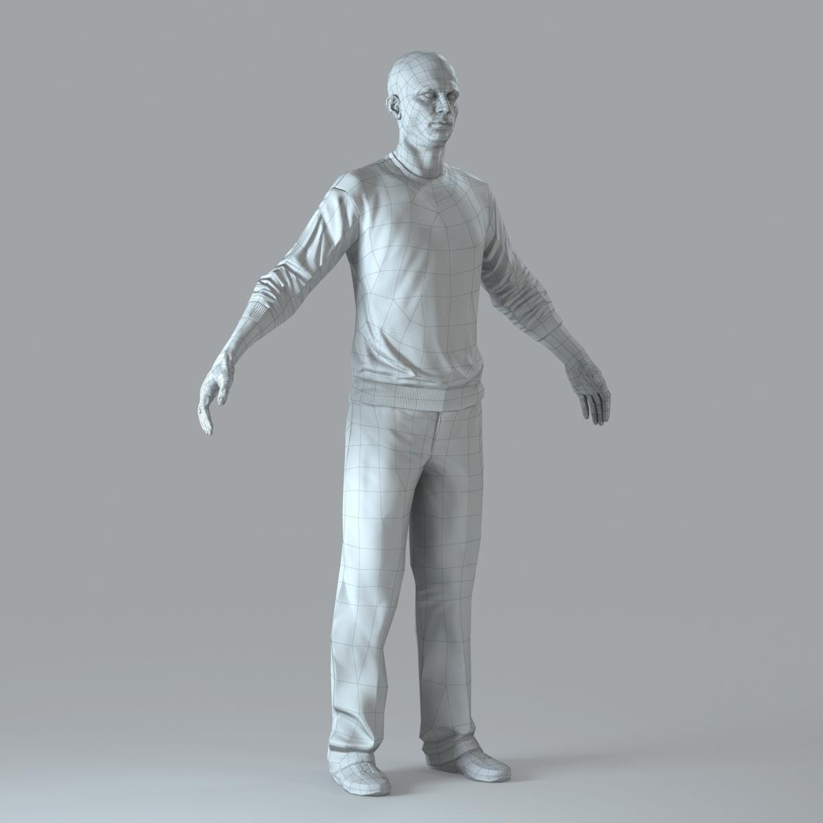 character human 3d model