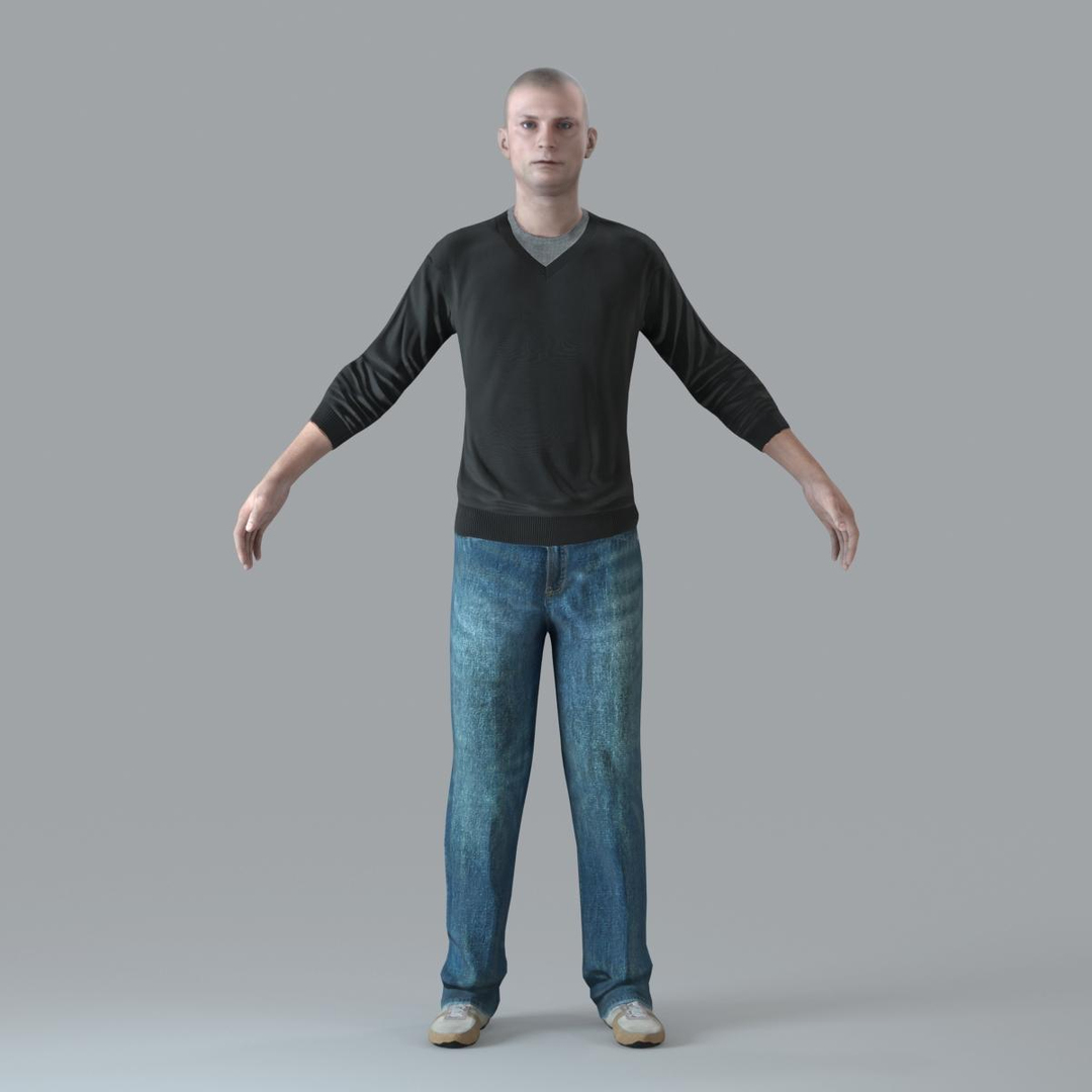 character human 3d model