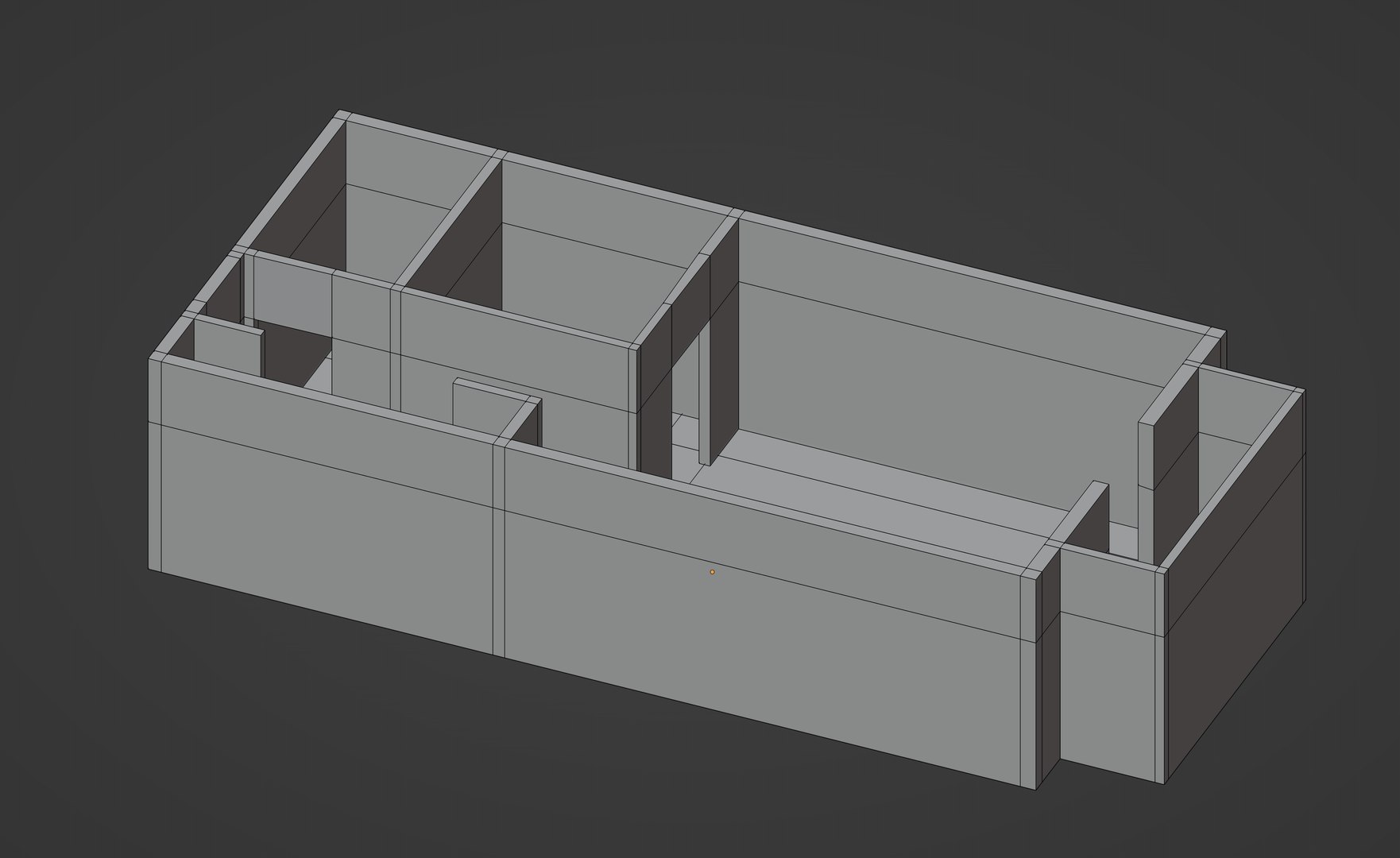 3D Apartment Floor Plan Model - TurboSquid 2197871