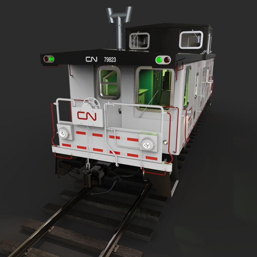 3D Model Caboose CN PSC Operation LifeSaver 79823 - TurboSquid 2219140