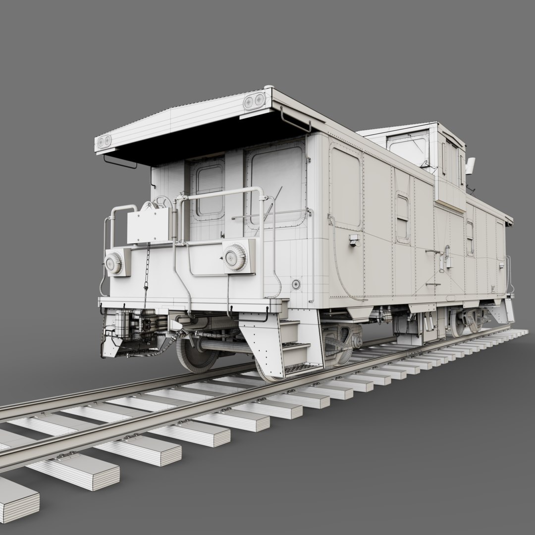 3D Model Caboose CN PSC Operation LifeSaver 79823 - TurboSquid 2219140