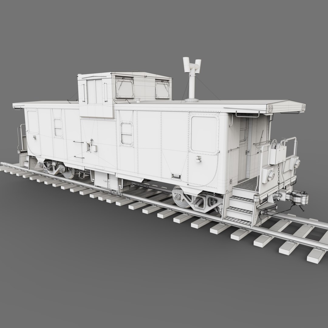 3D Model Caboose CN PSC Operation LifeSaver 79823 - TurboSquid 2219140