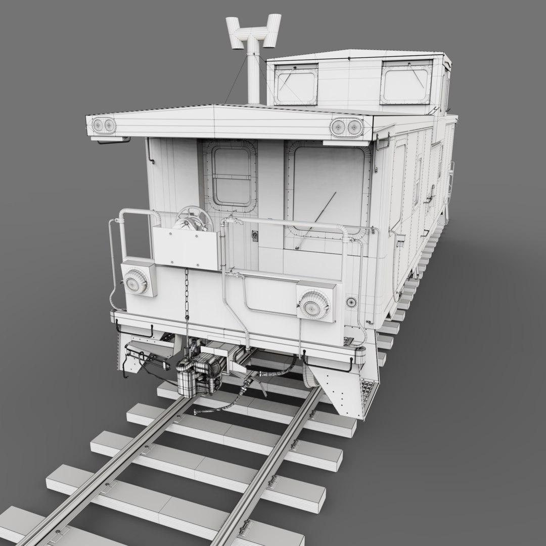 3D Model Caboose CN PSC Operation LifeSaver 79823 - TurboSquid 2219140