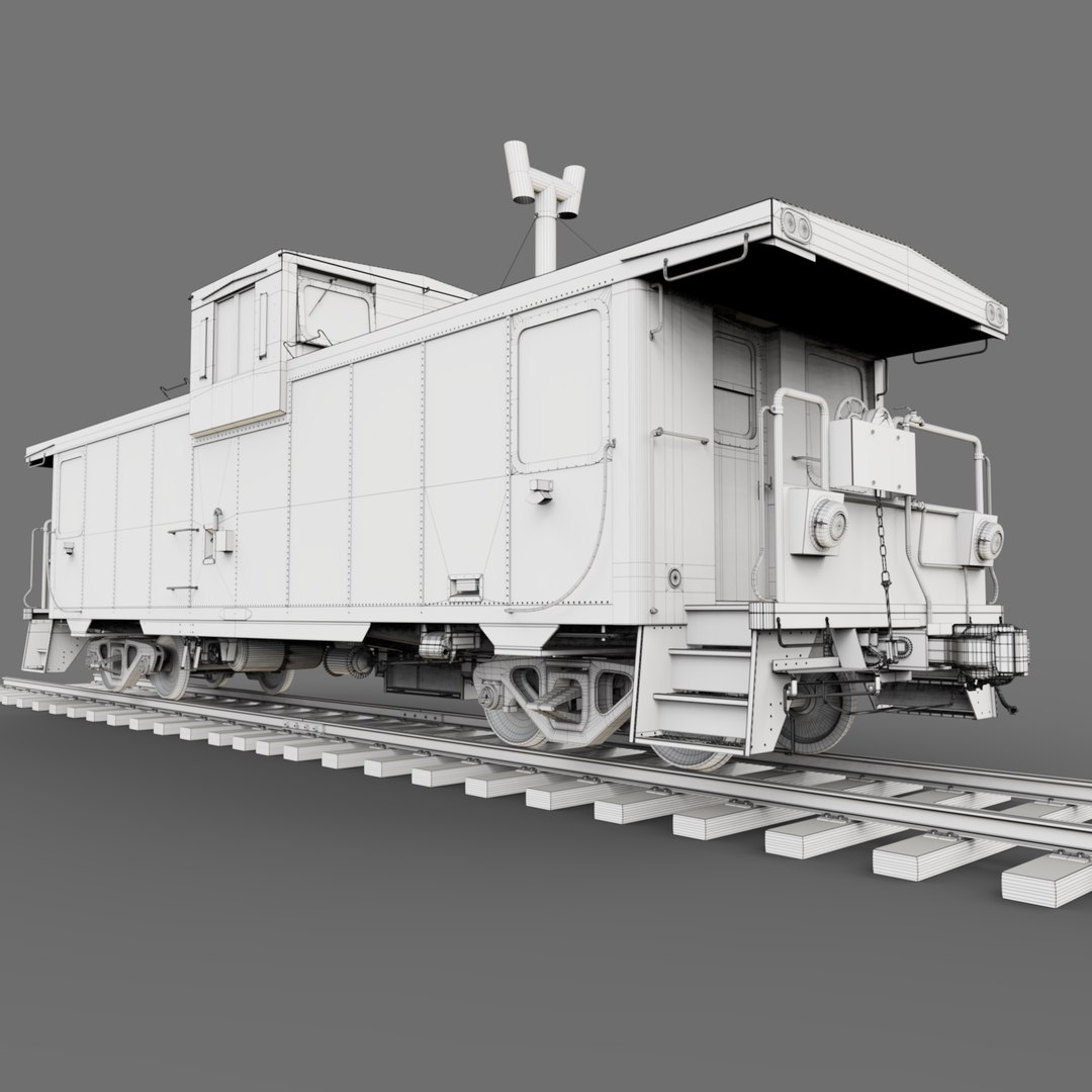 3D Model Caboose CN PSC Operation LifeSaver 79823 - TurboSquid 2219140