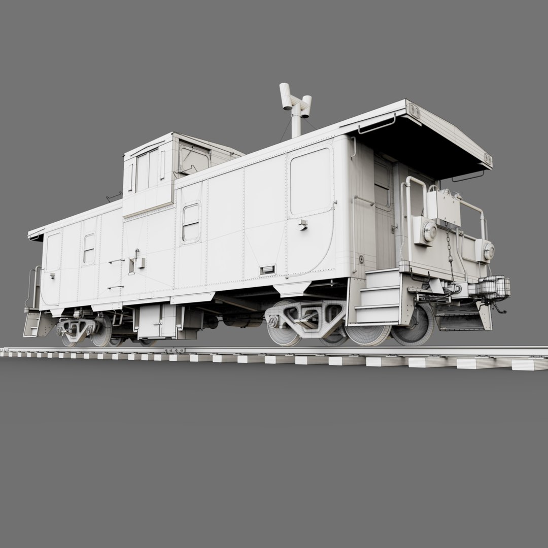 3D Model Caboose CN PSC Operation LifeSaver 79823 - TurboSquid 2219140
