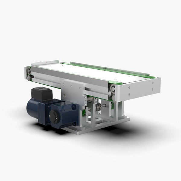 modelo 3d Módulo de línea de montaje de doble correa - TurboSquid 2020594