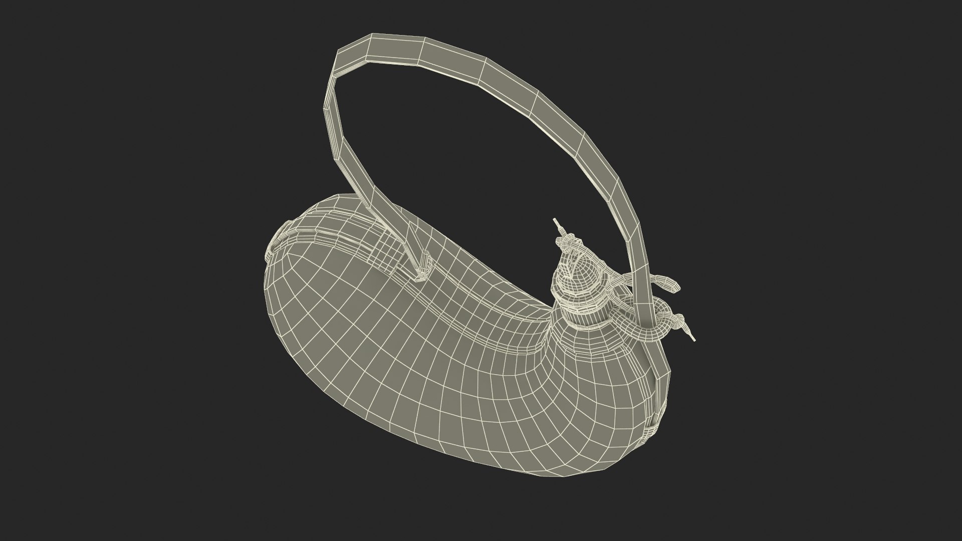 3D Hanging Curved Wineskin Brown - TurboSquid 2193552