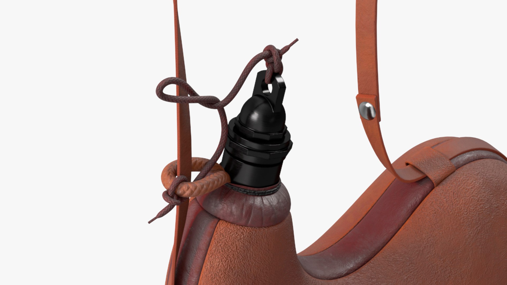 3D Hanging Curved Wineskin Brown - TurboSquid 2193552