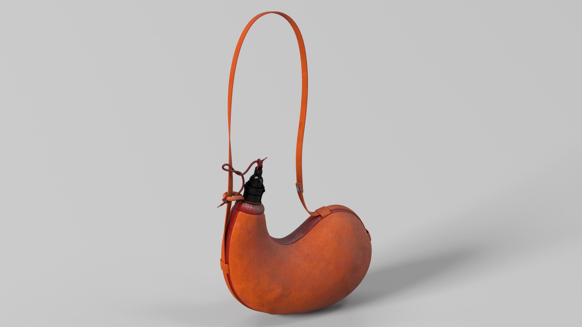 3D Hanging Curved Wineskin Brown - TurboSquid 2193552
