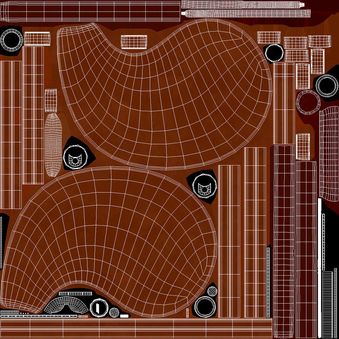 3D Hanging Curved Wineskin Brown - TurboSquid 2193552