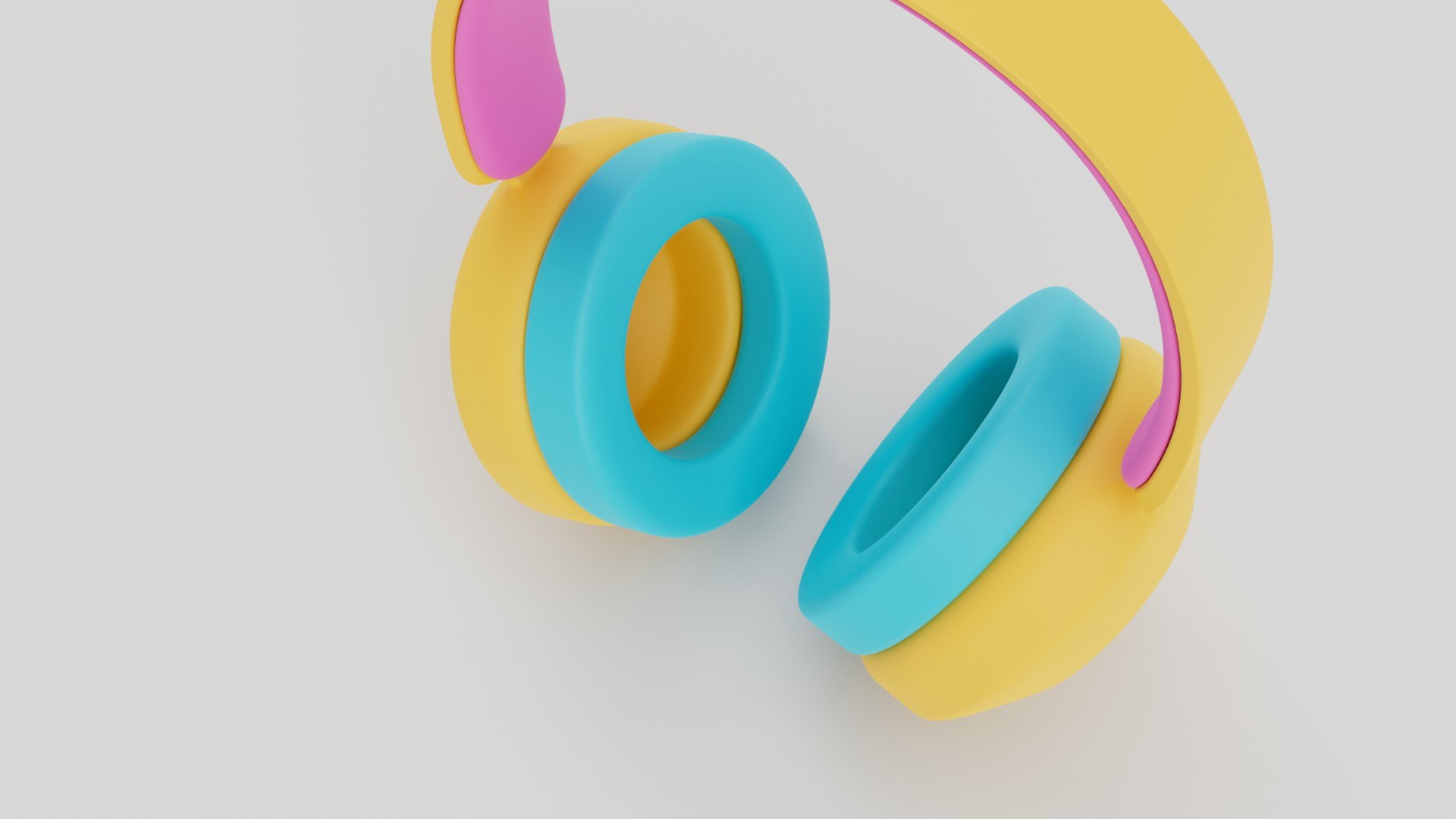 3D Model Headphone Colorful 3D Illustration - TurboSquid 1889165