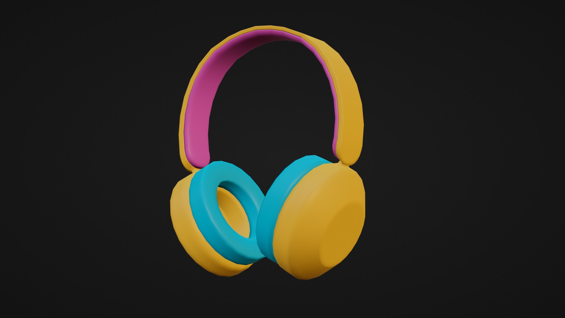 3D Model Headphone Colorful 3D Illustration - TurboSquid 1889165