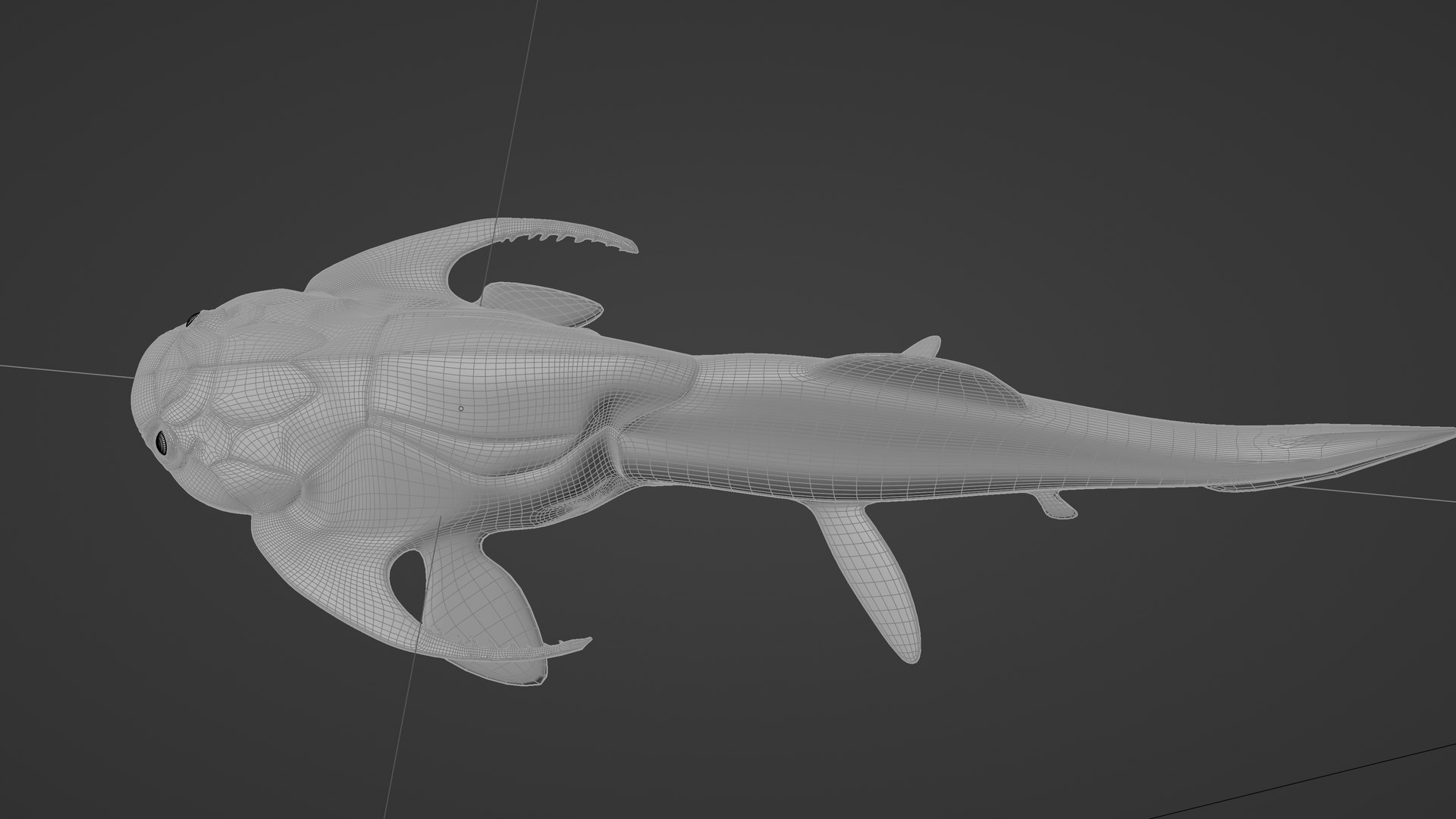 Dicksonosteus Devonian fosil fish 3D model - TurboSquid 2151735