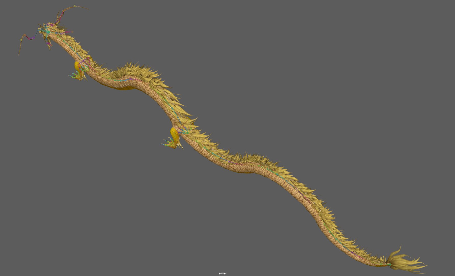 Chinese Dragon Animated Model - TurboSquid 2194114