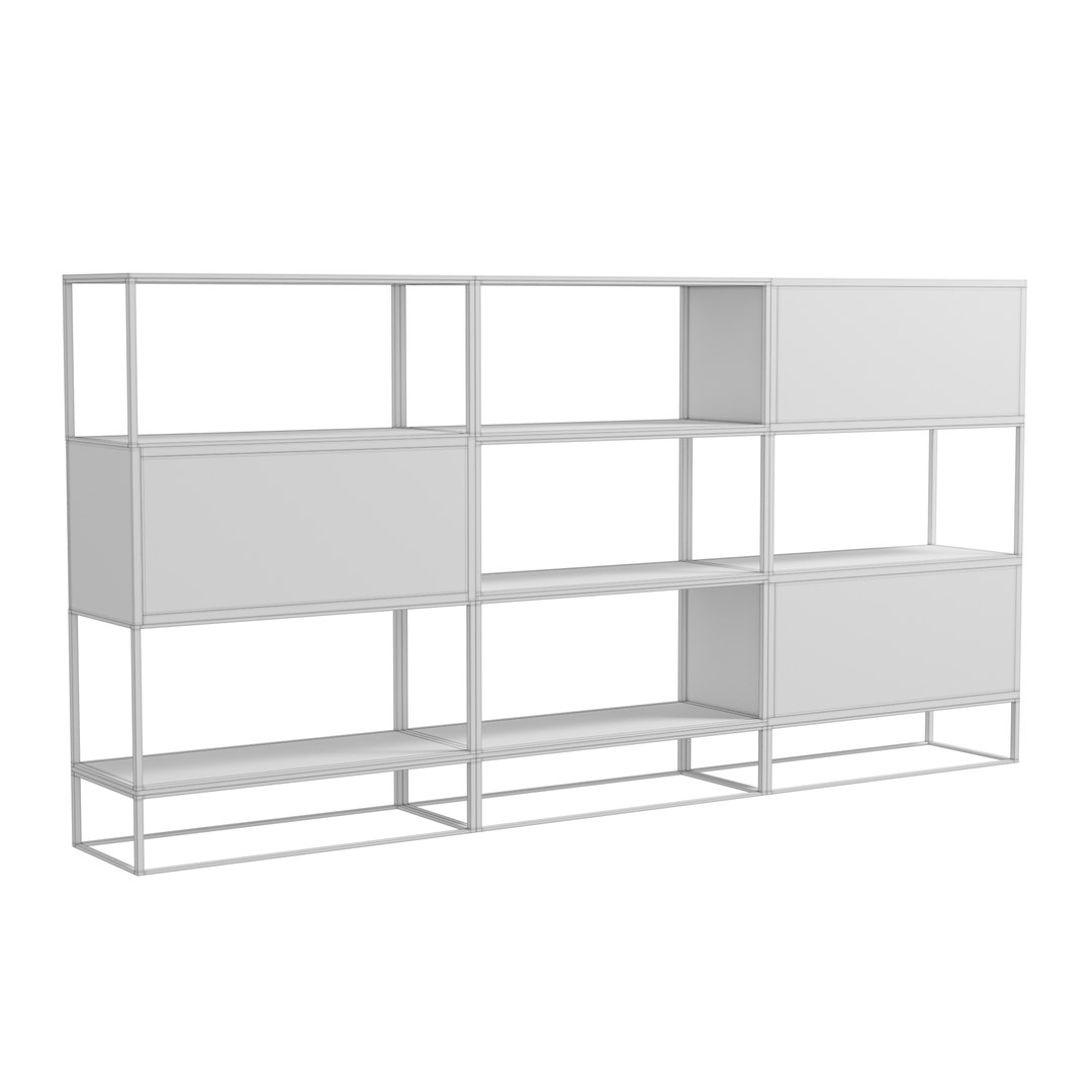 Fischer Shelving System 3D Model - TurboSquid 2249691