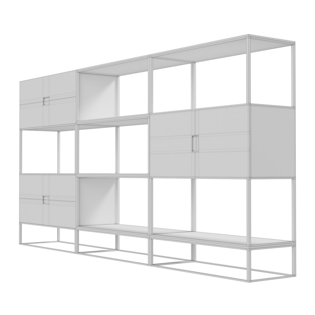 Fischer Shelving System 3D Model - TurboSquid 2249691