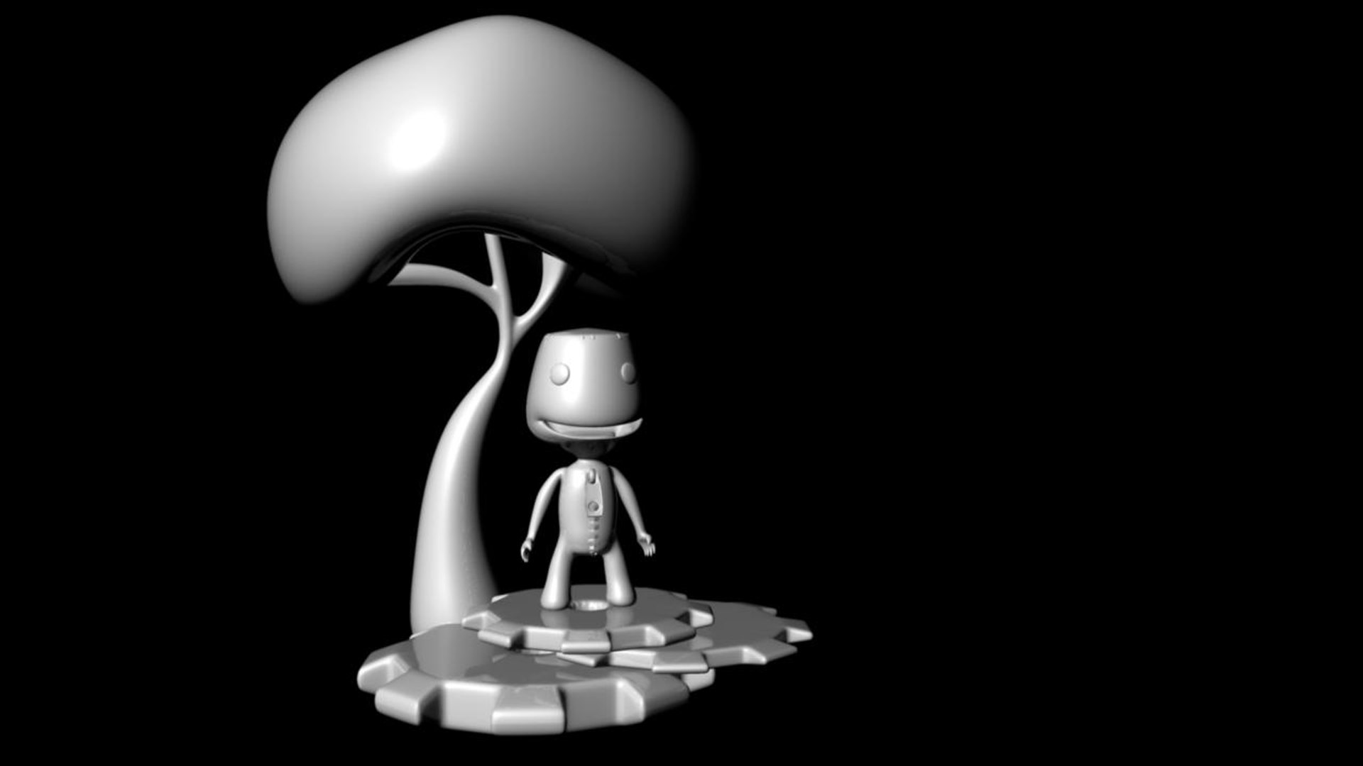 3d model sackboy sony ps3
