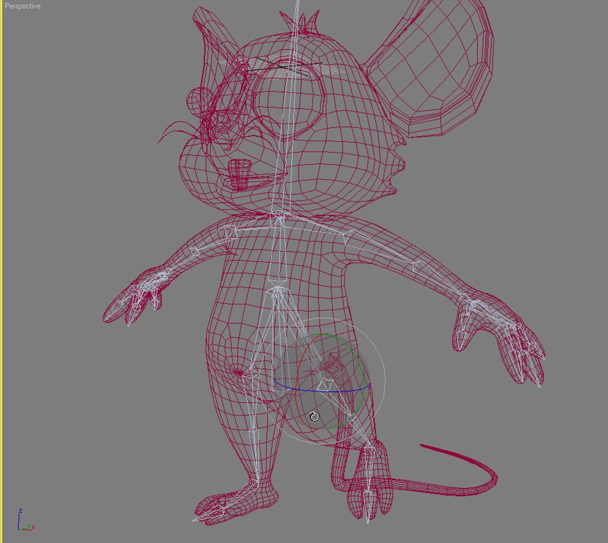 Max Cute Cartoon Mouse Rigged