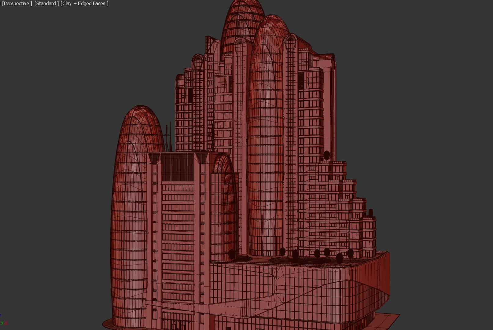 Future Tower model - TurboSquid 2105221