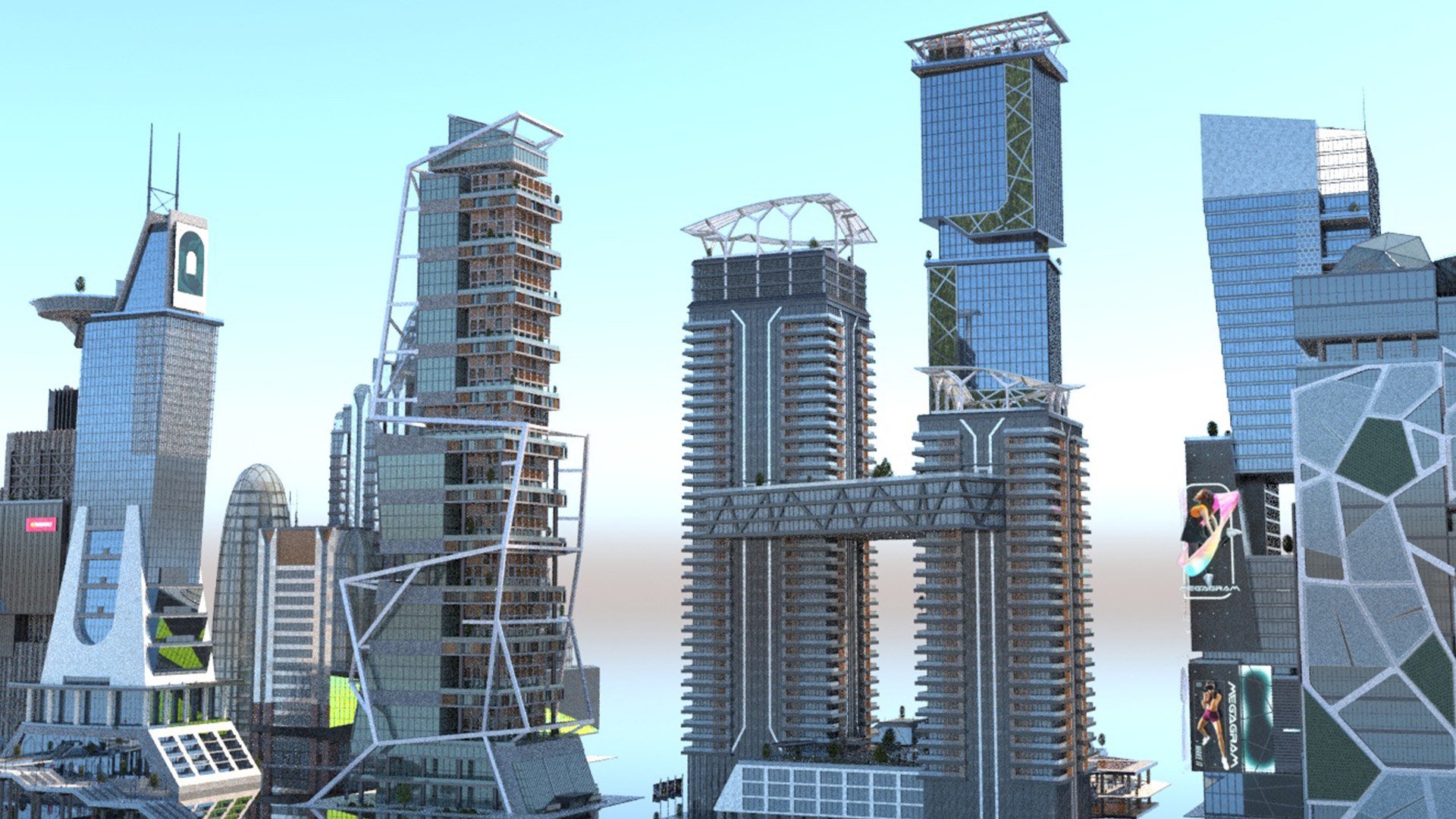 Future Tower Model - TurboSquid 2105221