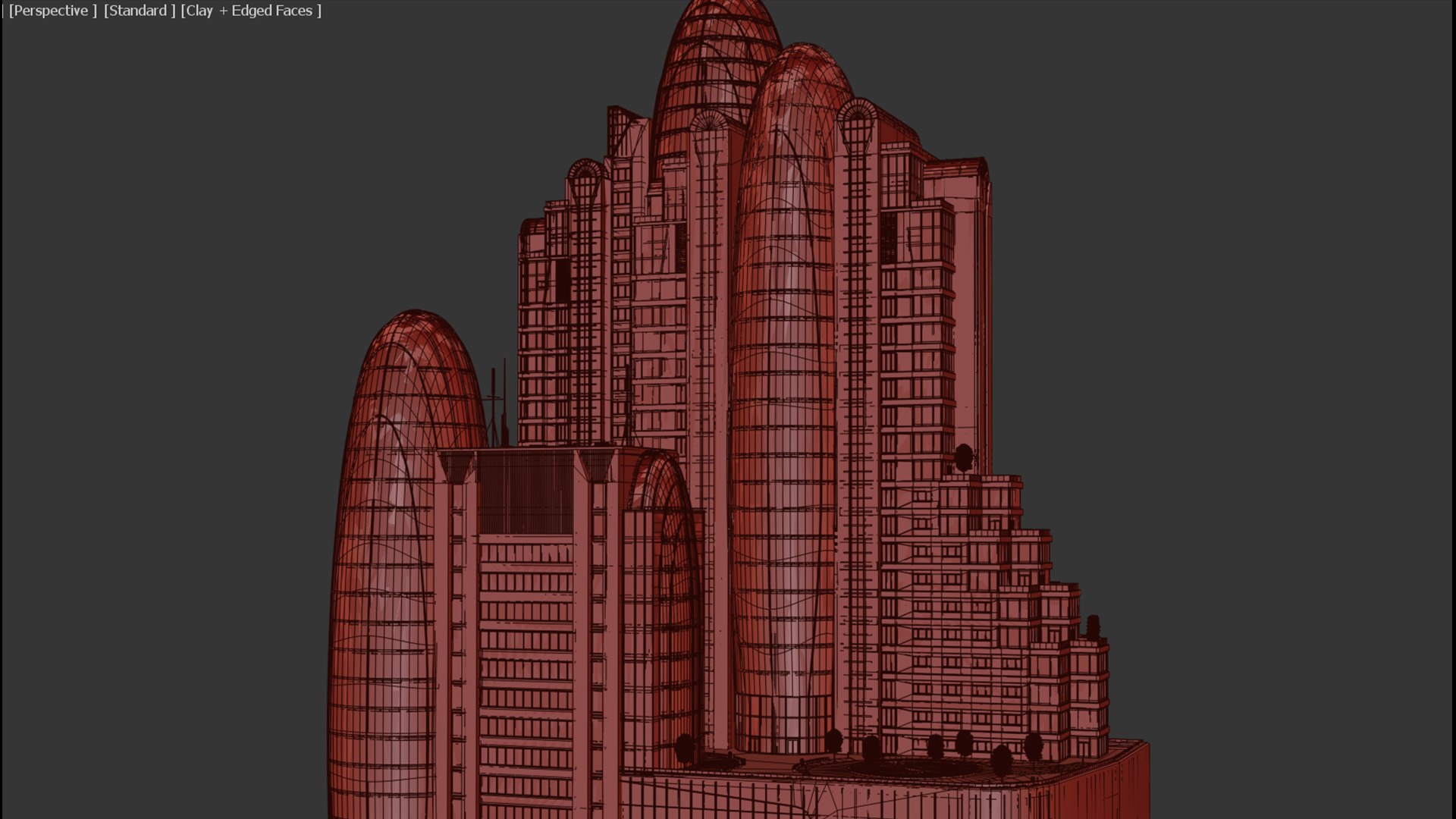 Future Tower Model - TurboSquid 2105221