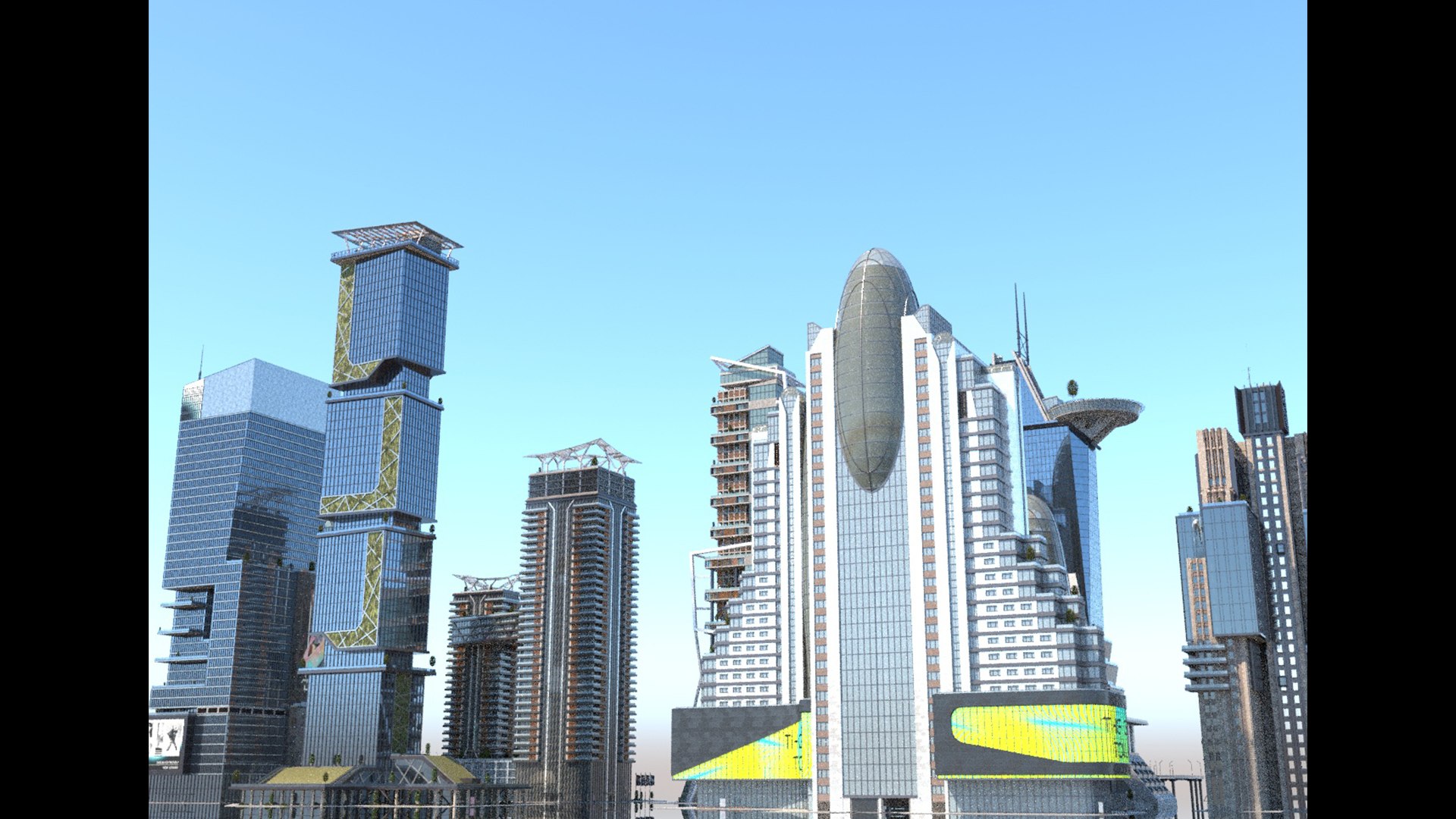 Future Tower model - TurboSquid 2105221