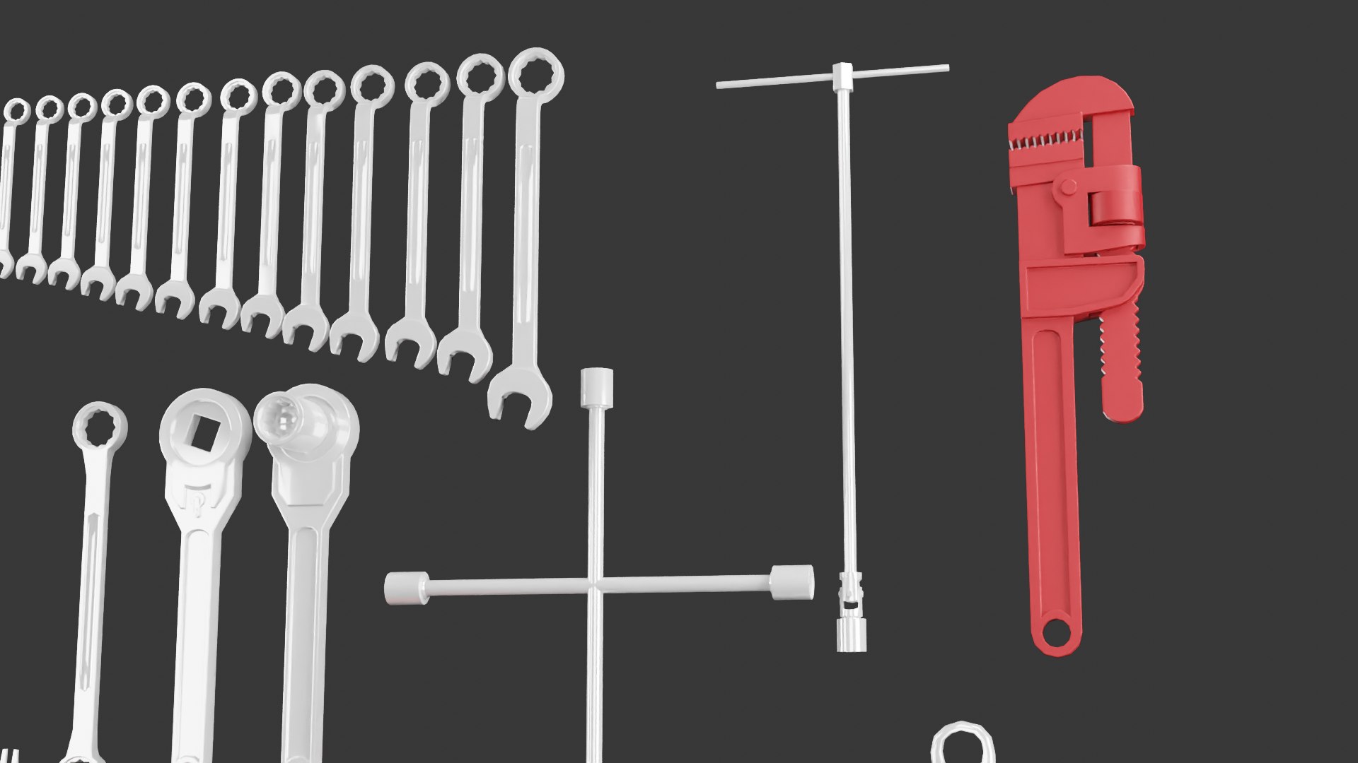 Garage Autoservice Pack 3D Model - TurboSquid 1776133