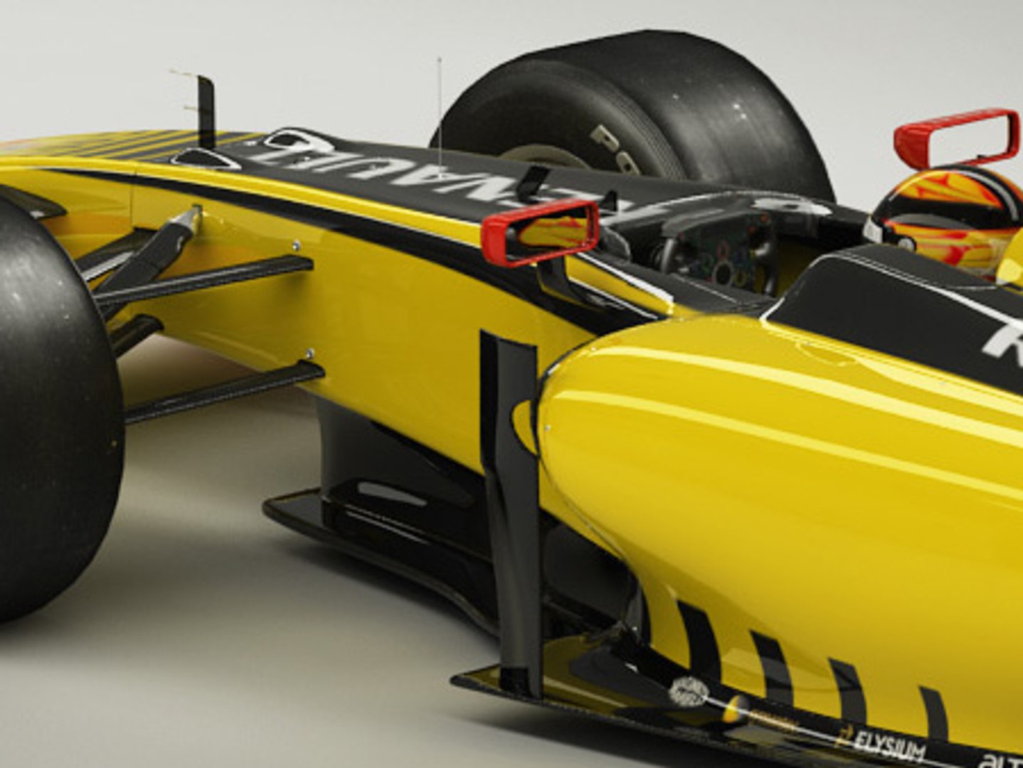 3d Model Renault F1 2010