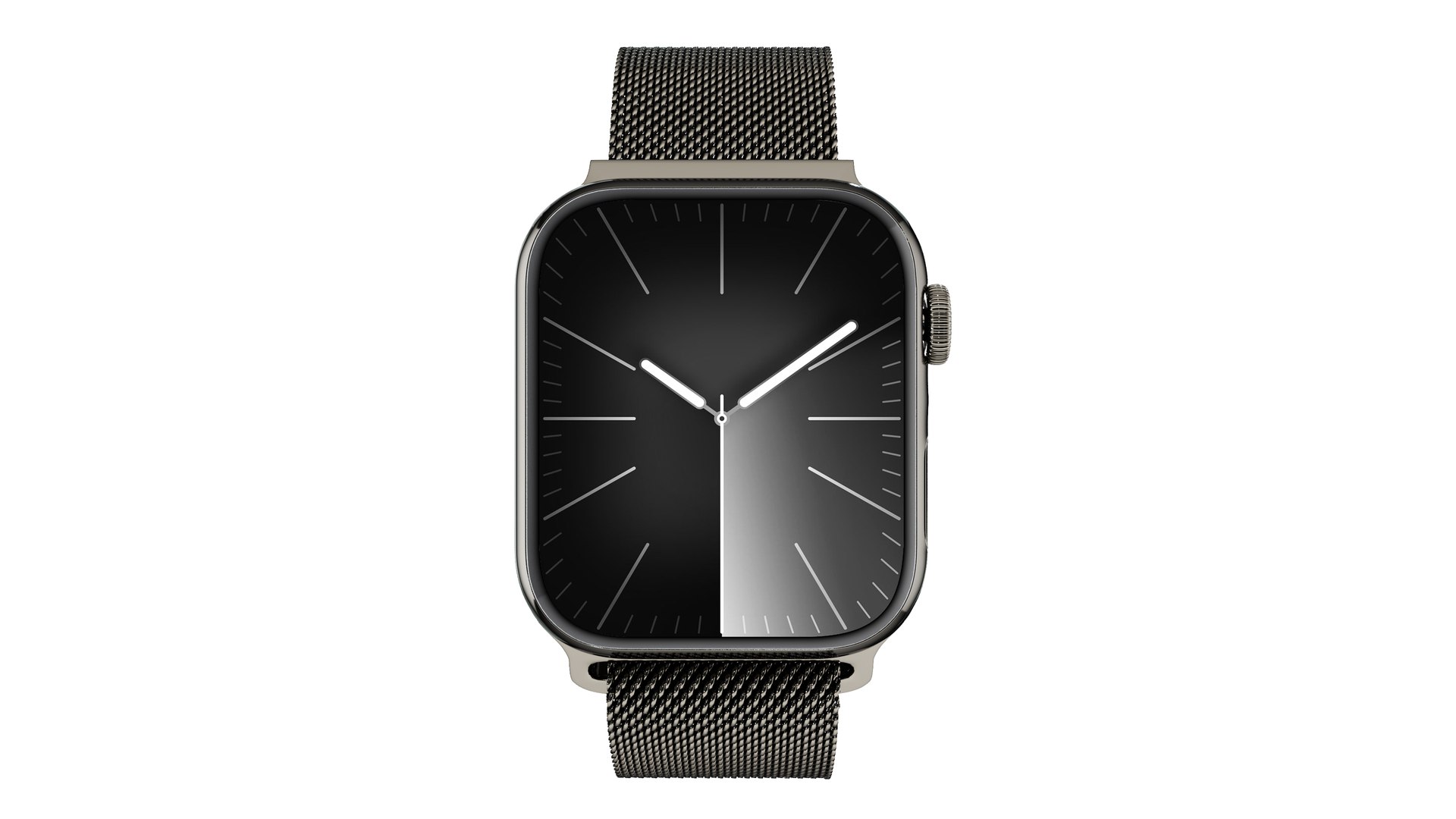 Apple Watch Series 9 Graphite Stainless Steel Milanese Loop Model ...
