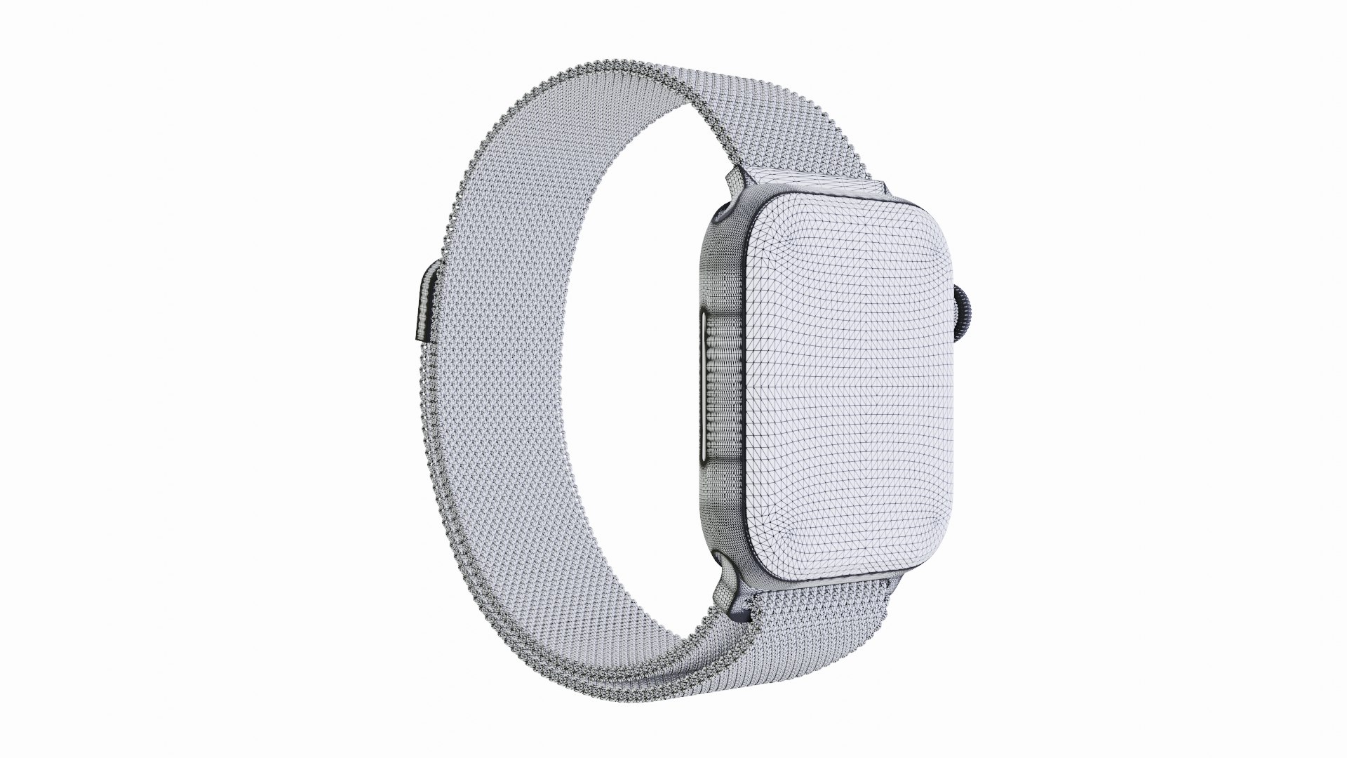 Apple Watch Series 9 Graphite Stainless Steel Milanese Loop Model ...
