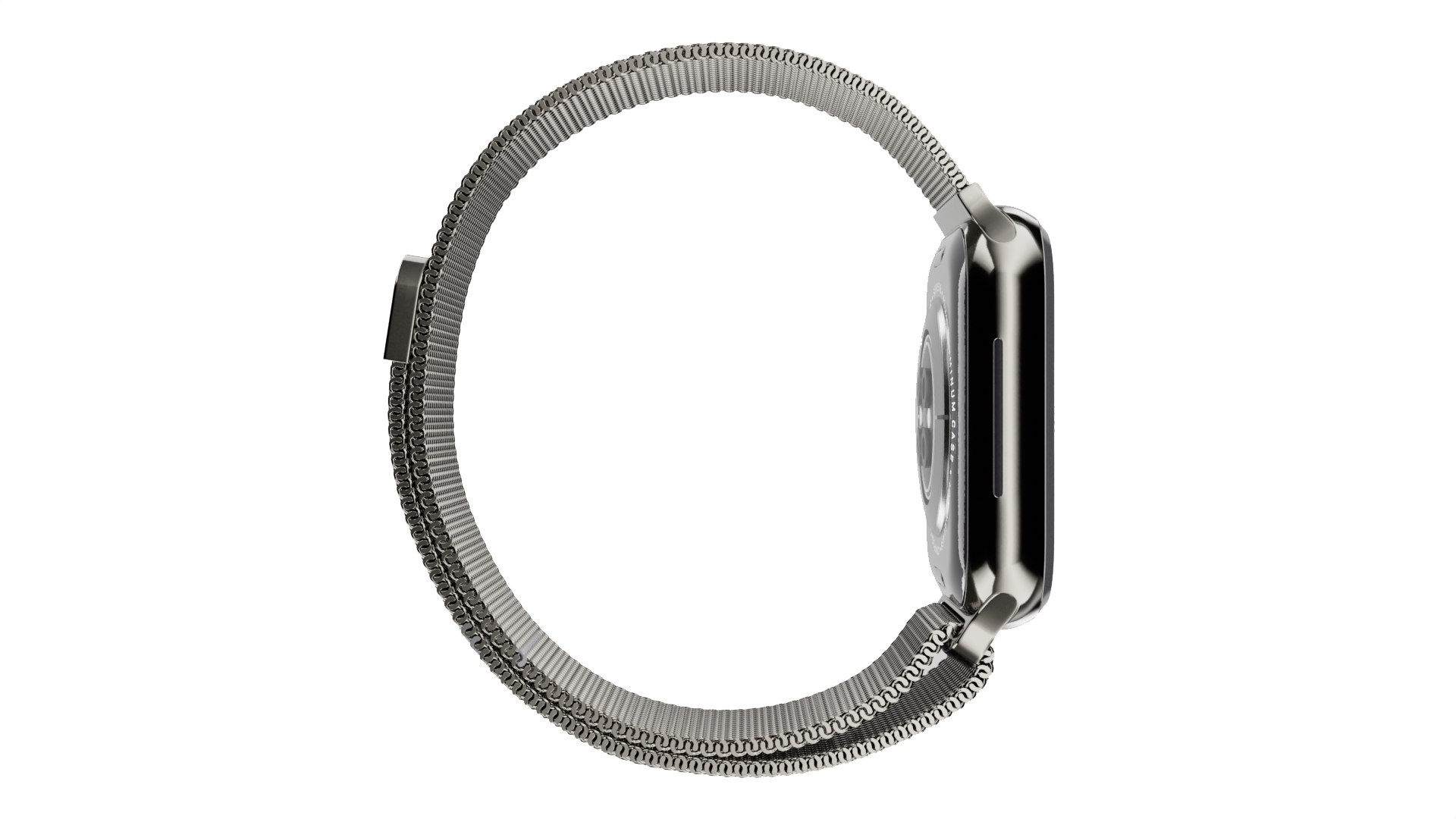 Apple Watch Series 9 Graphite Stainless Steel Milanese Loop Model ...