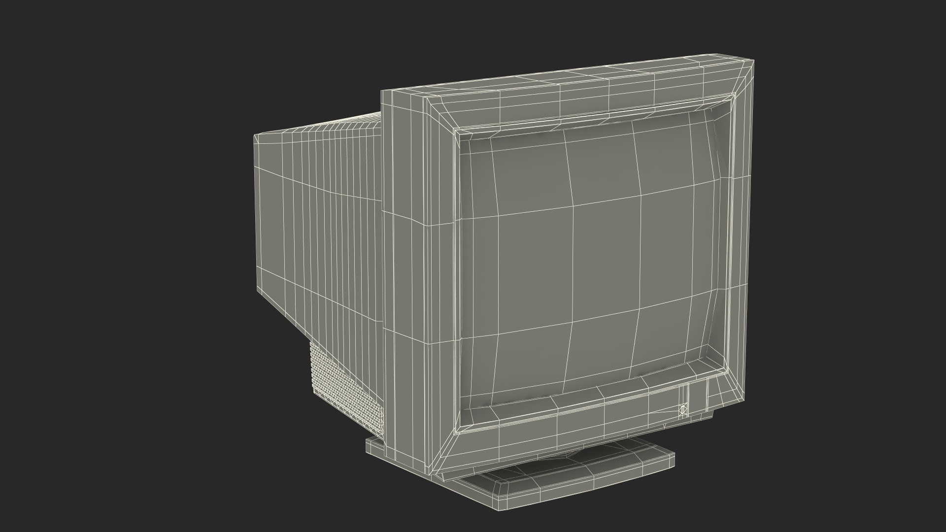 Vintage CRT Monitor 3D - TurboSquid 2189368