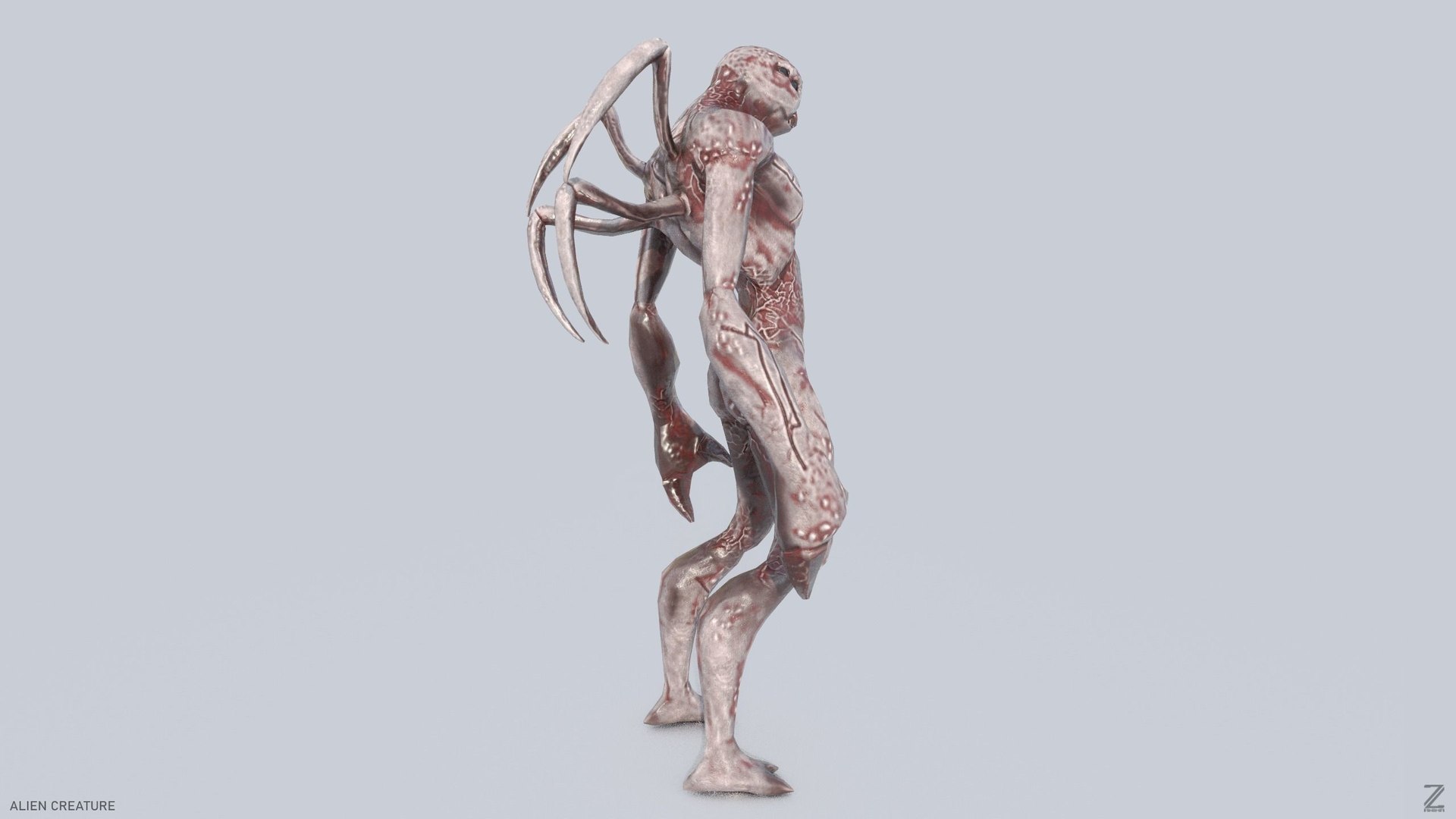 Alien Creature 3D Model - TurboSquid 2297547