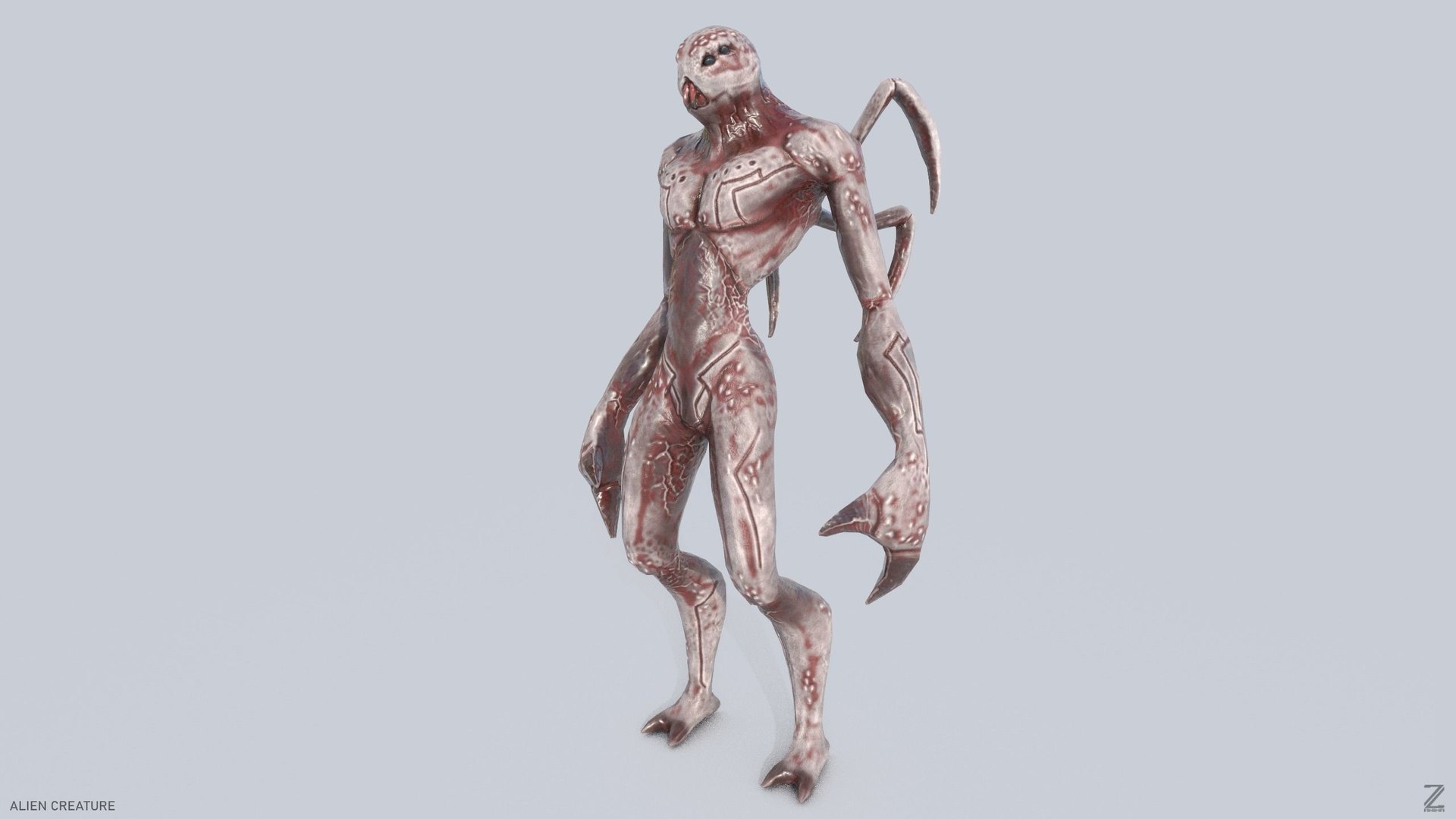Alien Creature 3D Model - TurboSquid 2297547