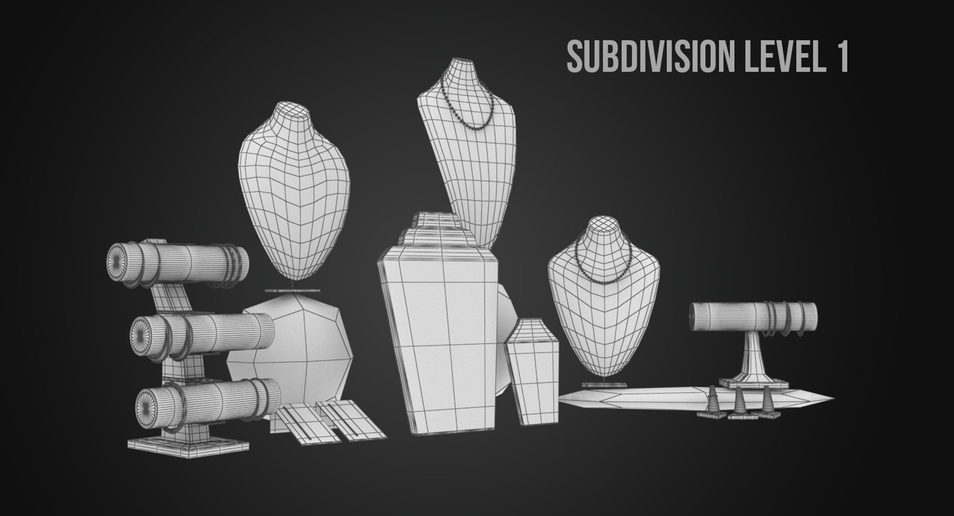 3d Model Jewelry Display